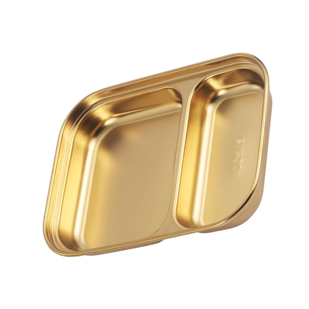 Set of 3 Compartment Lunch Box Baby Cutlery Celebration Housewarming ...