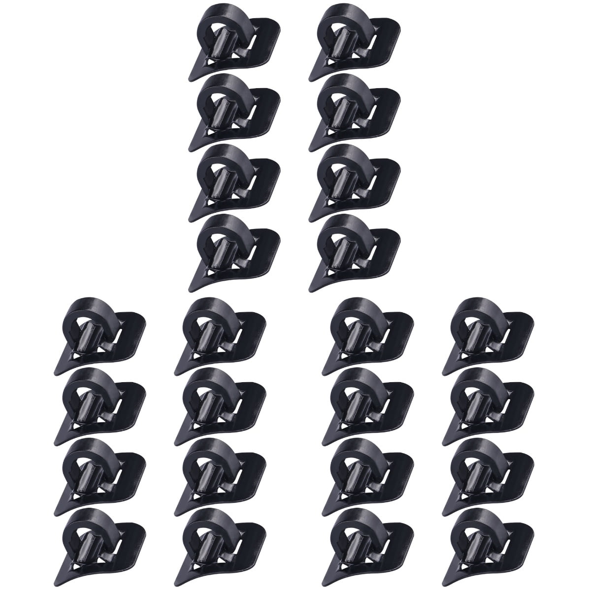 Set of 3 Conduit Liner Adhesive Accessories Chair Tape Strip Kit Black ...