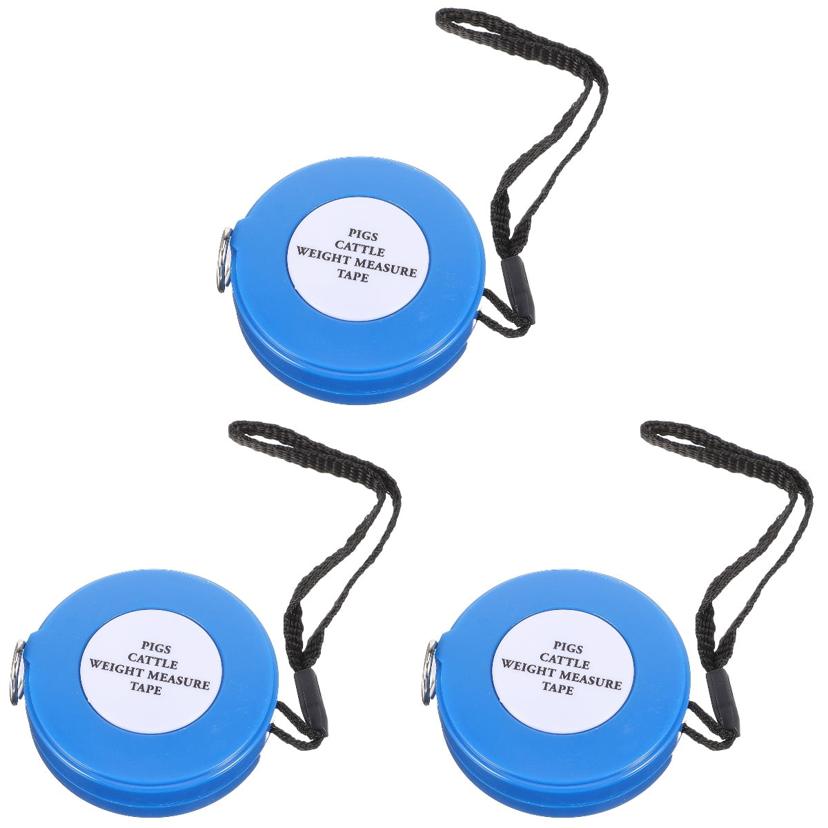 Set of 3 Cow Waist Ruler Animal Weight Scale Measuring Chest ...
