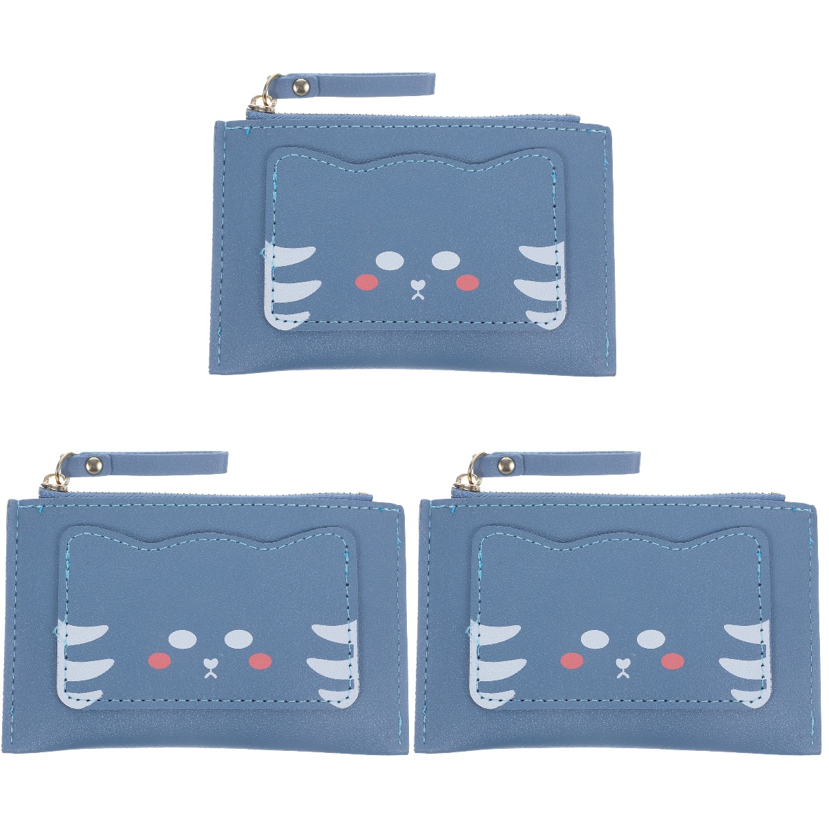 Set of 3 Cute Wallet Cat Cartoon Money Bag Outdoor Wallet Child 14X8 ...