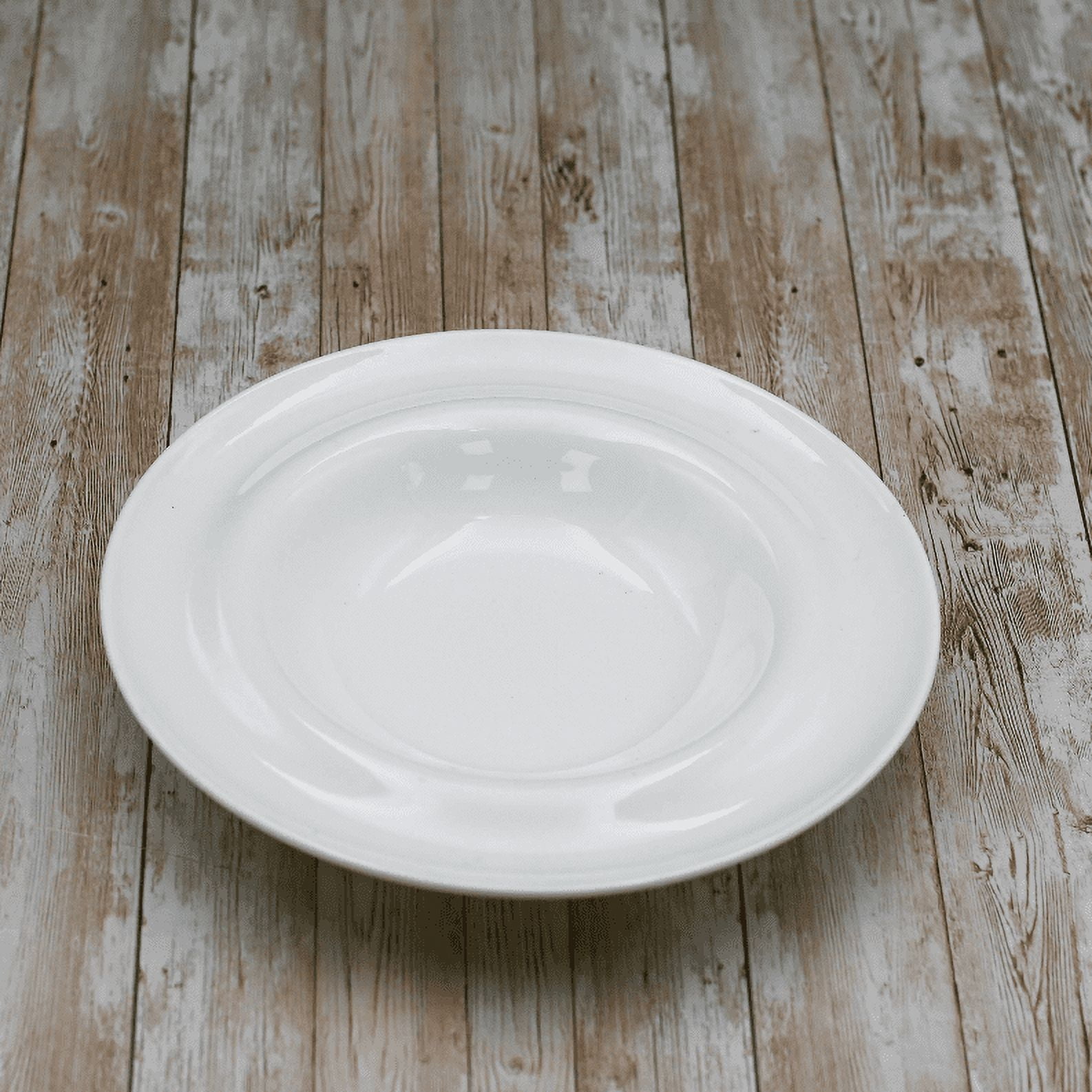 [ Set of 3 ] DEEP PLATE 10" | 25.5 CM 14 FL OZ | 400 ML White - Walmart.com