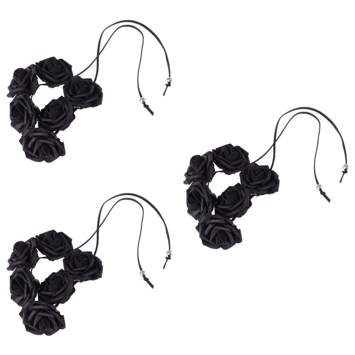 Set of 3 Daisy Crown Beautiful Headpiece Elegant Headband Bride ...