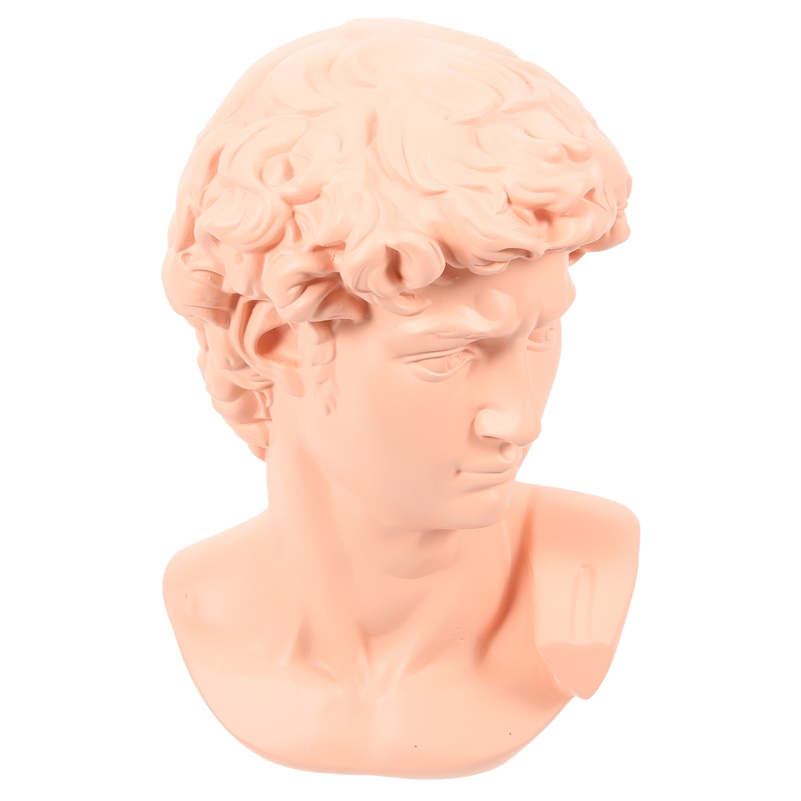 Set of 3 David Sculpture Statue Adornment Trinket Art Pink - Walmart.com