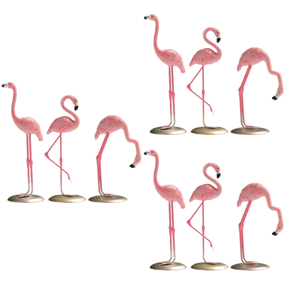 Set of 3 Desktop Decoration Ornaments Duster Pink Home Office - Walmart.com