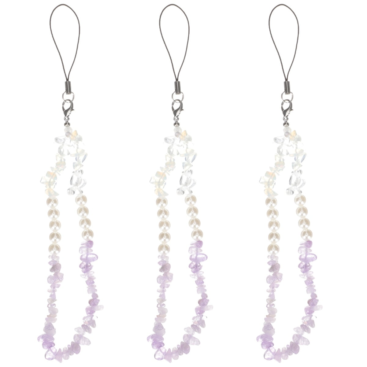 Set of 3 Dog Warning Signs for Gates Tin Pearl Phone Lanyard Pendant ...