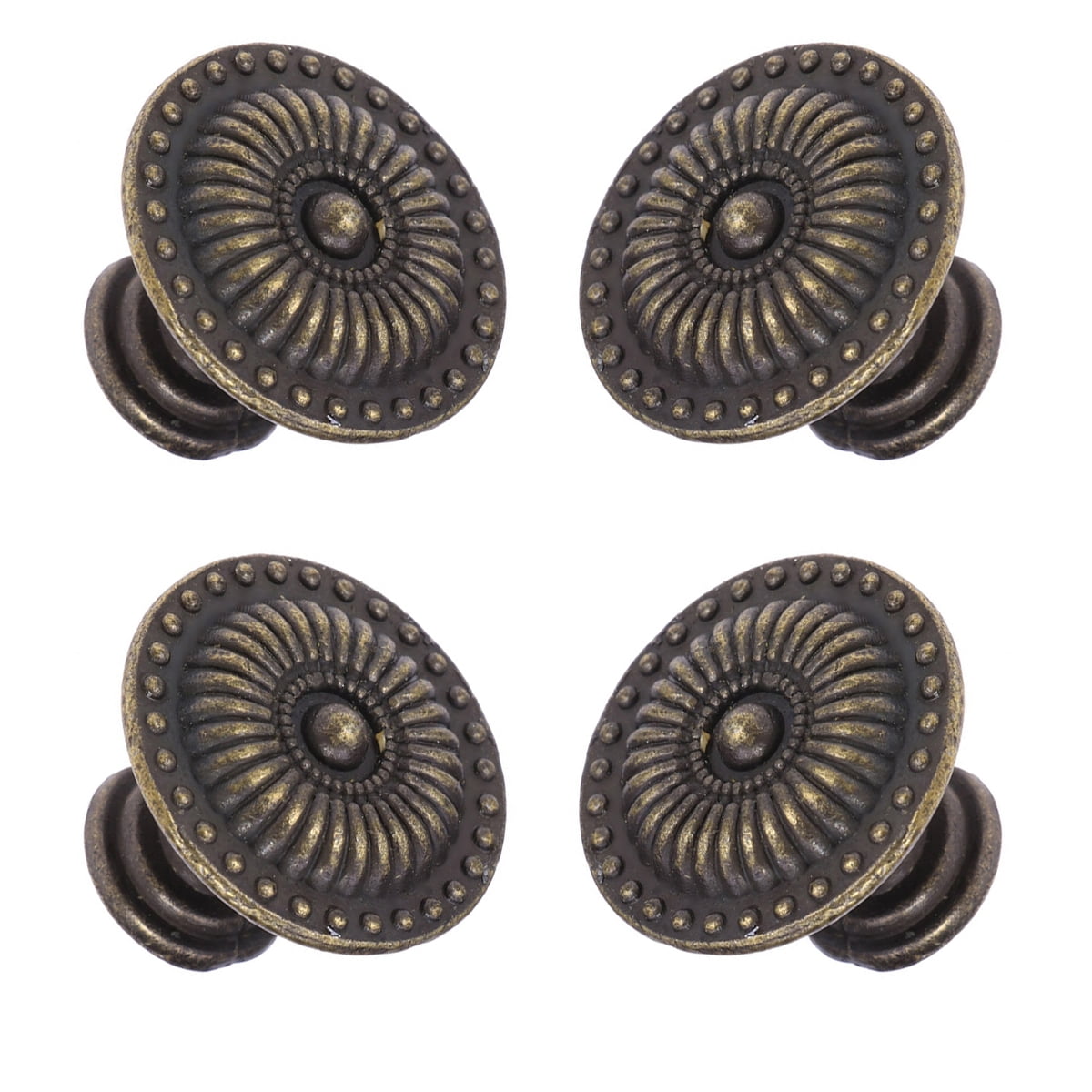 Set of 3 Door Handle Knob Rustic Kitchen Handles Gold Sliding Hardware ...