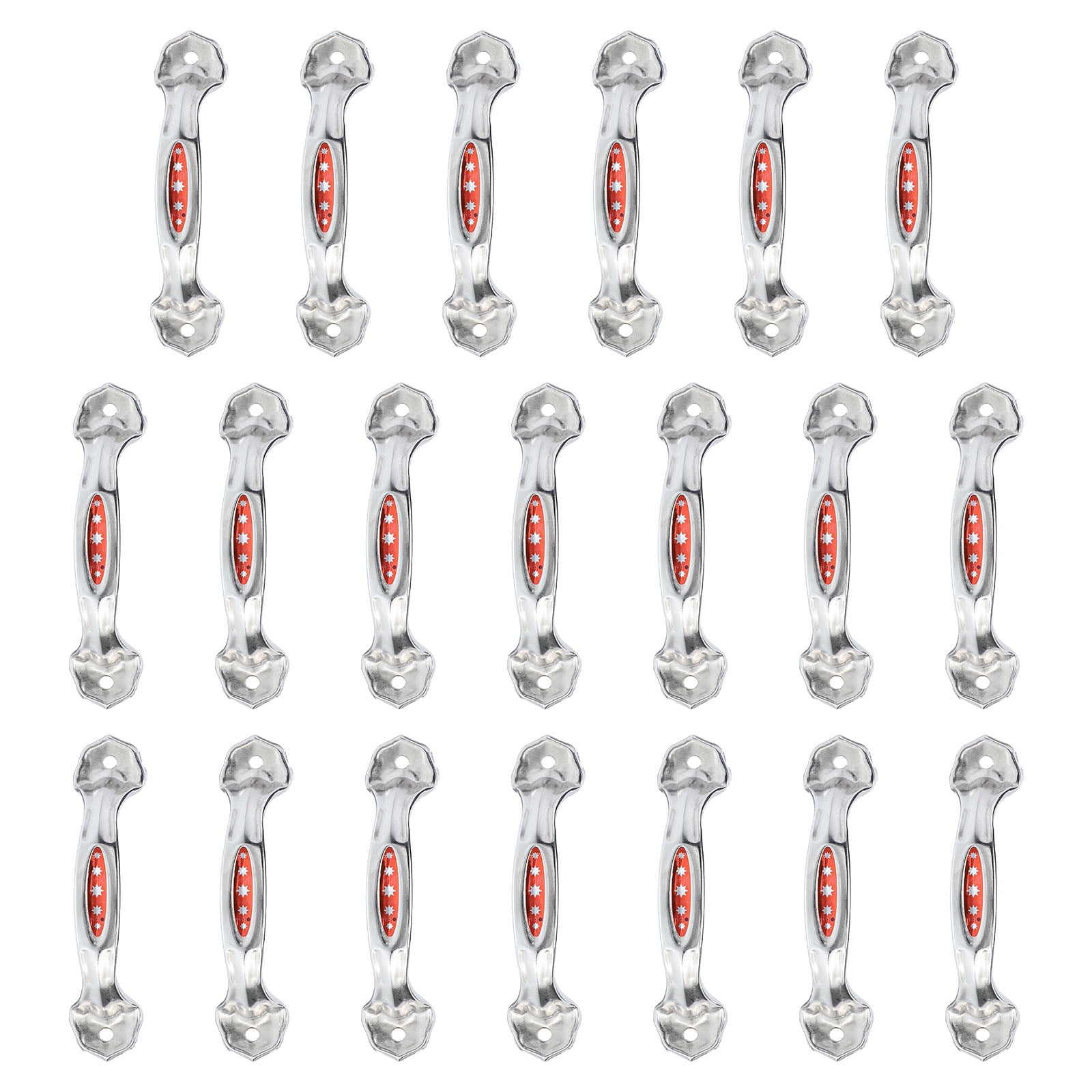 Set of 3 Drawer Knob Hand Towel Rail Door Handle Man Silver - Walmart.com