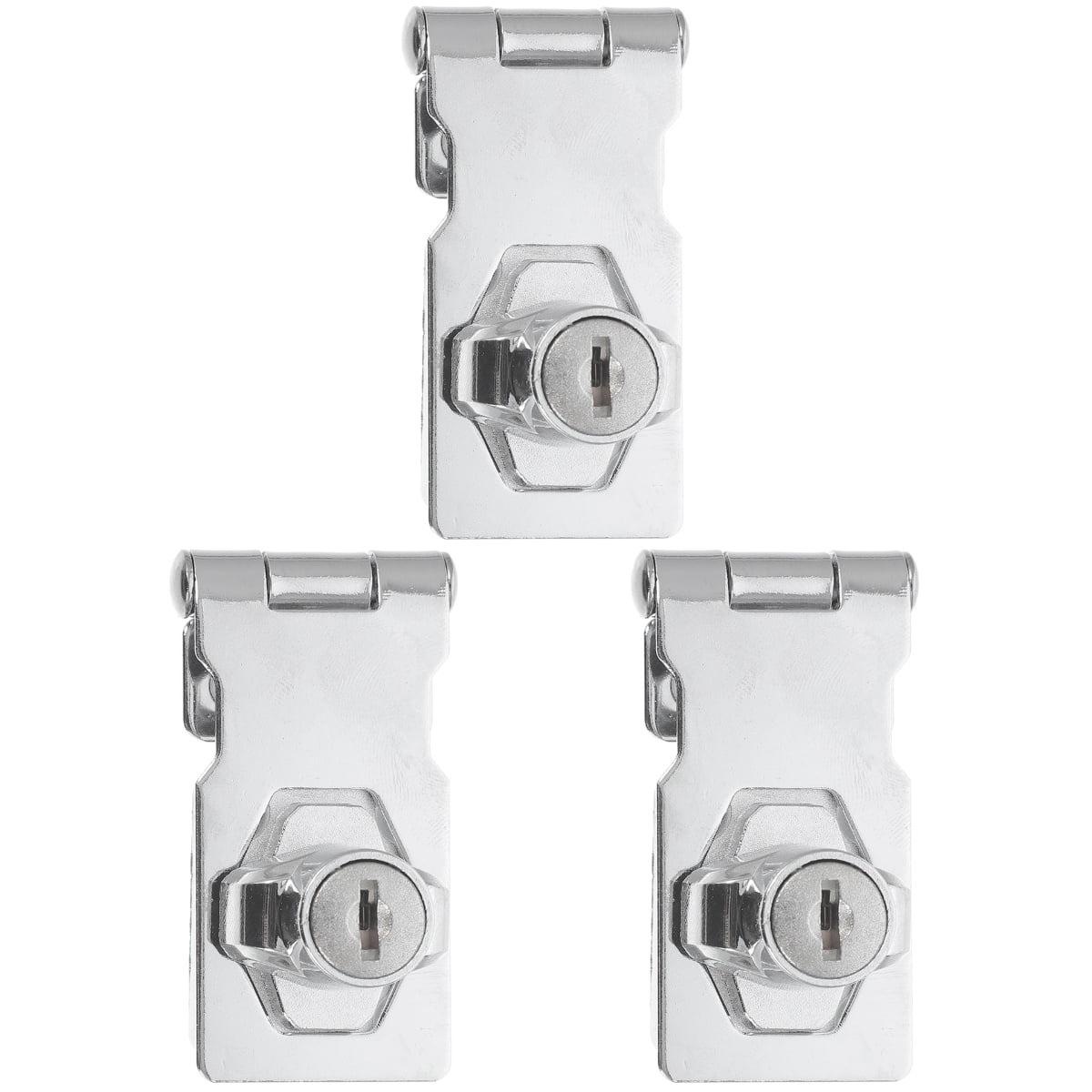 Set of 3 Drawer Lock Door Locks Display Showcase Heavy Duty Cabinet ...