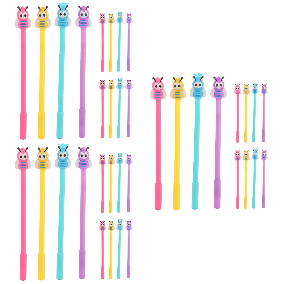 Set of 3 Erasable Pen Flare Pens Bee Gel Pen Student Stationery Office ...