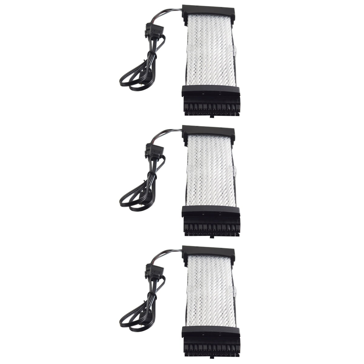 Set of 3 Extension Cord LED Cable Power Bar Dome Light Bulb Gpu Supply ...