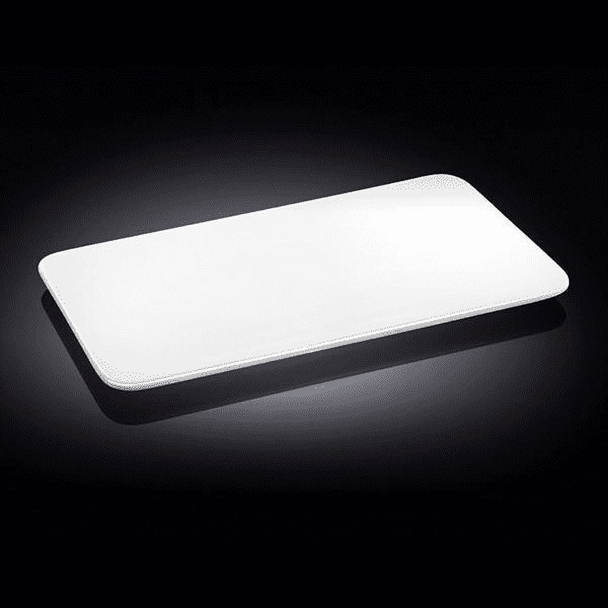 [ Set of 3 ] FLAT PLATTER 14" X 10" | 35.5 X 25 CM White - Walmart.com