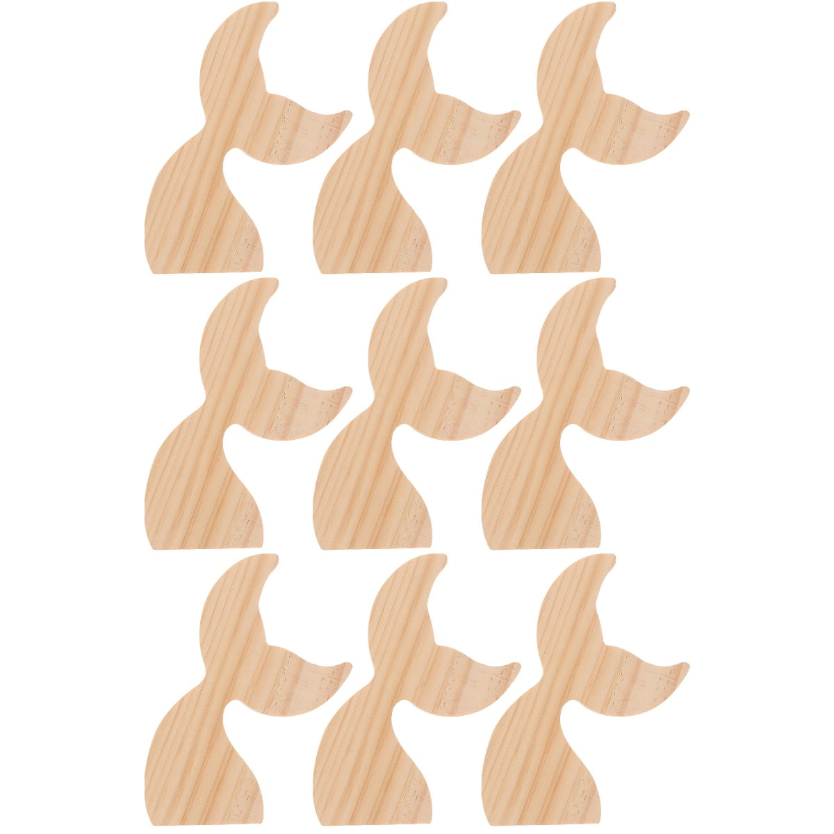 HEATSHAKING Whale Tail Decorations Wooden Tabletop Decorations Parties ...