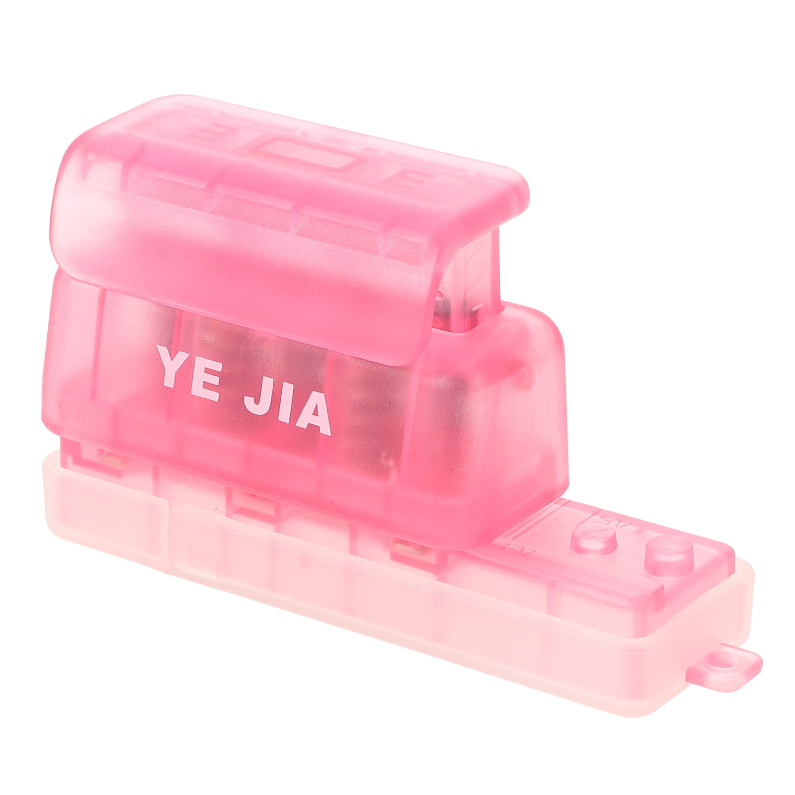 Set of 3 Pink Five-Hole Paper Punchers with Notebook Holder for Office ...