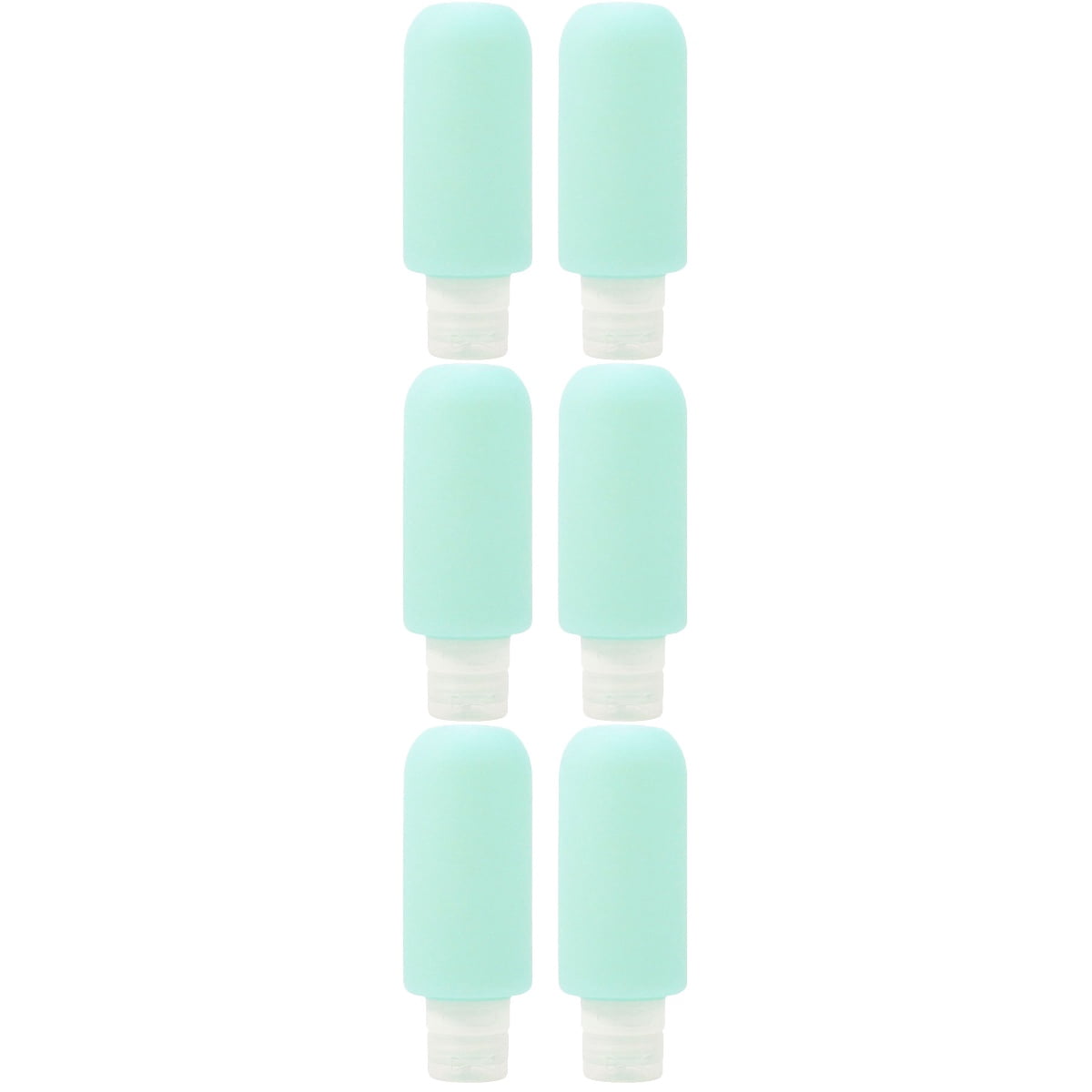 Set of 3 Flask Silica Gel Bottle Shampoo Packing Bottles - Walmart.com