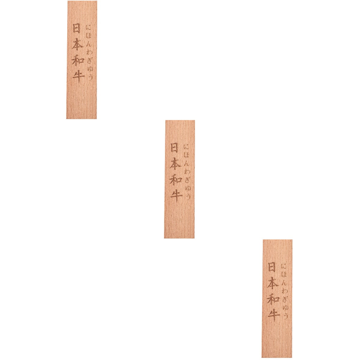 Set of 3 Food Name Tags Serving Plate Labels for Party Buffet Dishes ...