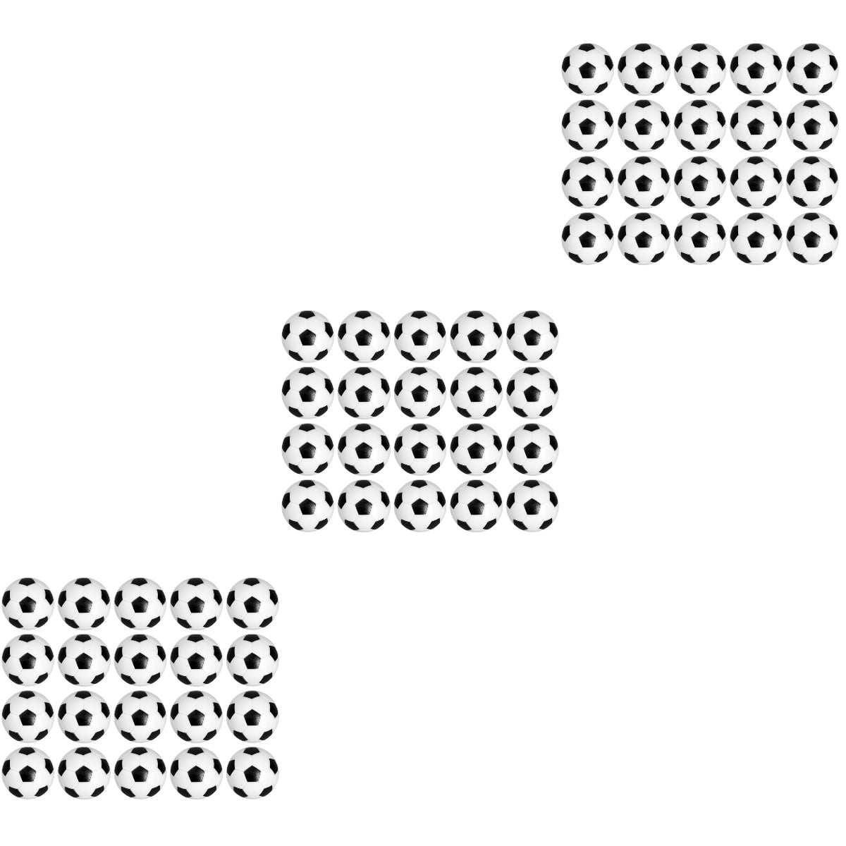 Set of 3 Foosball Machine Interactive Football Toys Mini Soccer Balls ...