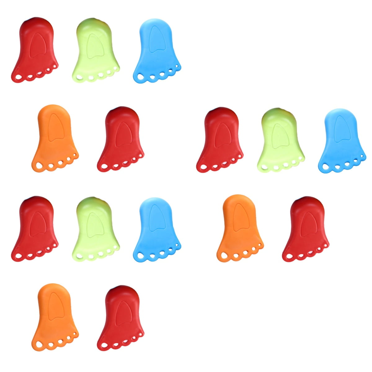 Set of 3 Foot Door Stoppers Kids Wedge Bedroom Blocker - Walmart.com