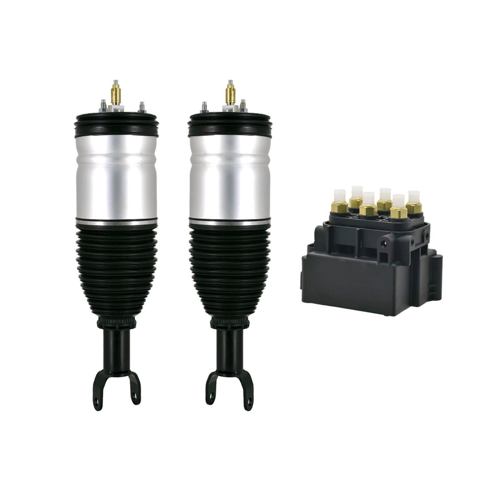 Set of 3 Front Air Suspension Spring Strut-Air Suspension Solenoid ...