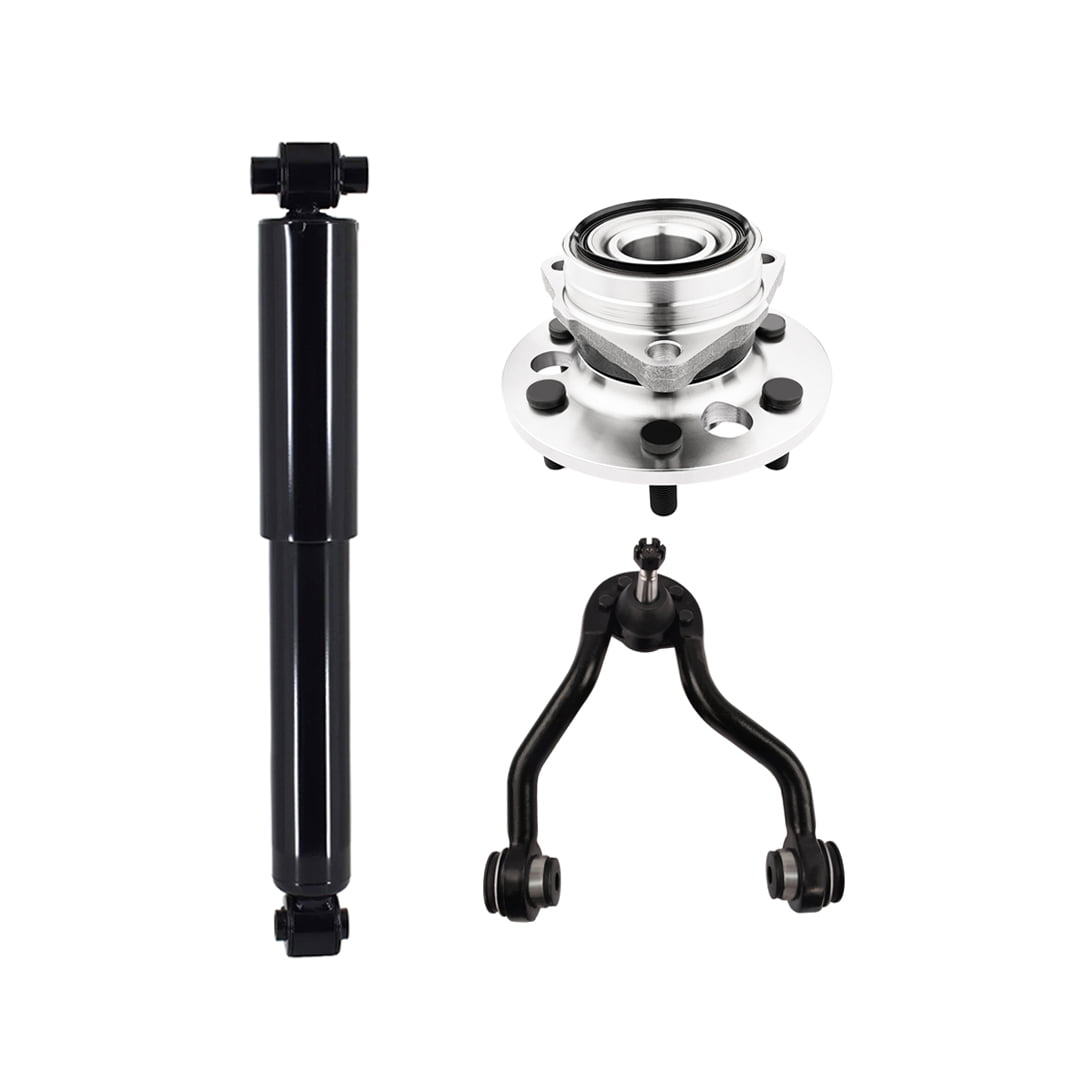 Set of 3 Front Left Upper Control Arm Ball Joint-Wheel Hub Bearing ...