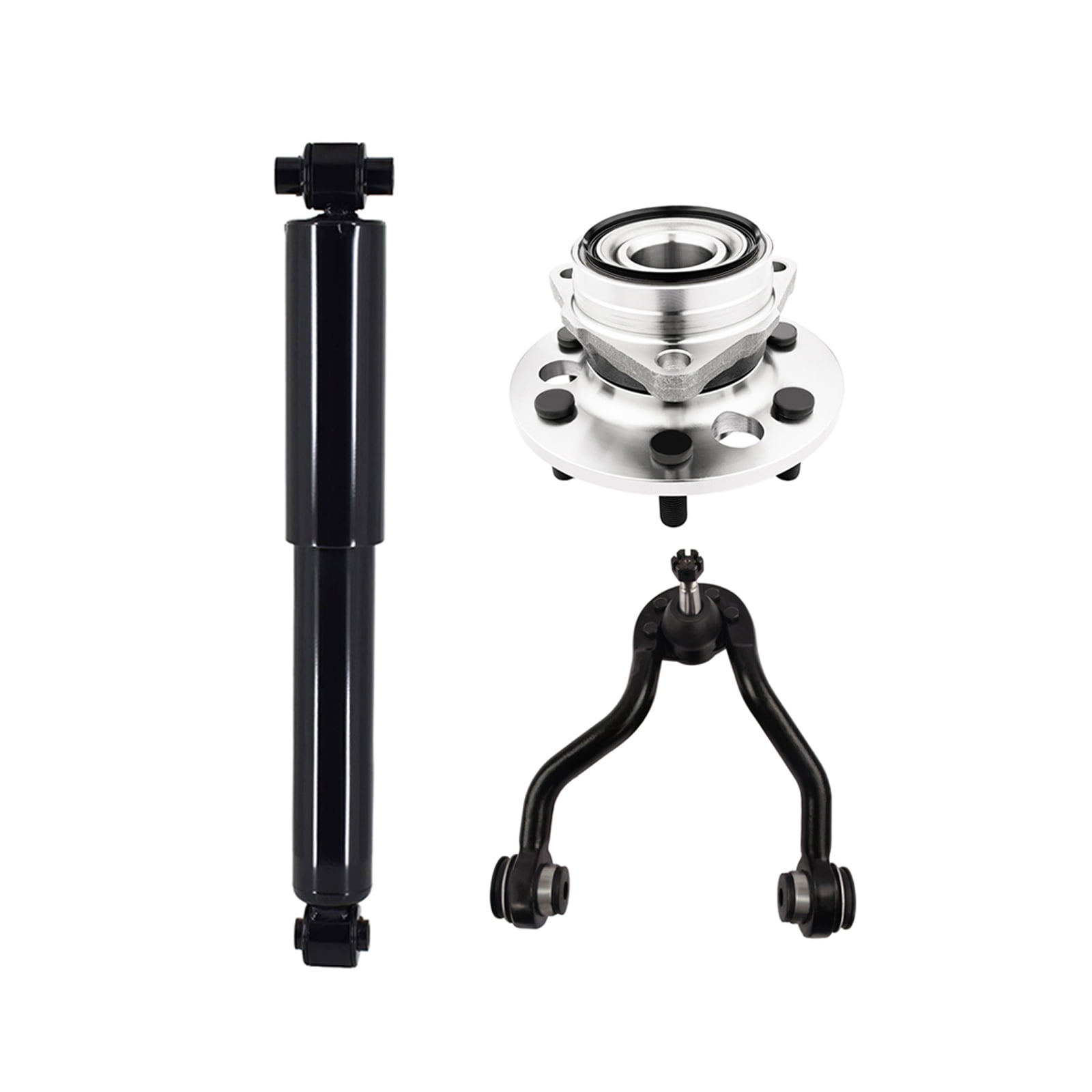 Set of 3 Front Right Upper Control Arm Ball Joint-Wheel Hub Bearing ...
