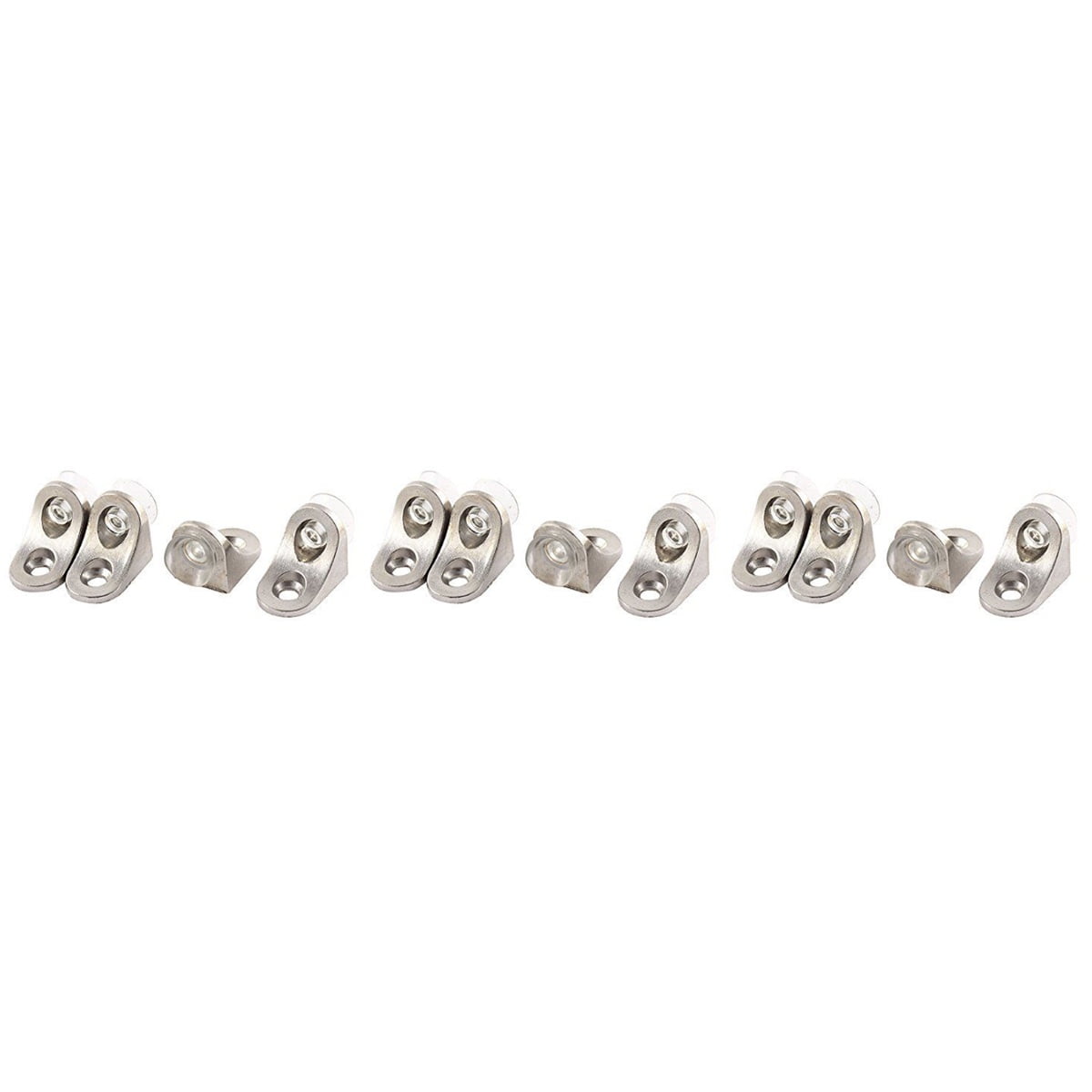 Set of 3 Furniture Shelf Support Screw Shelves Bracket Brackets ...