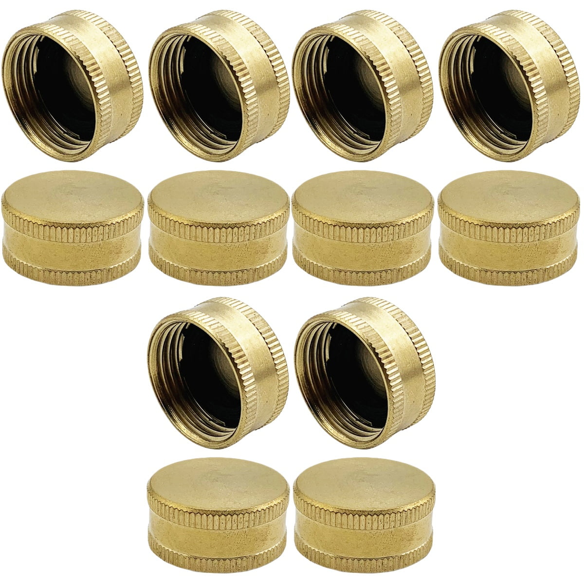 Set of 3 Garden Hose Cover Female to Connector Sprayer Plugs and Caps ...
