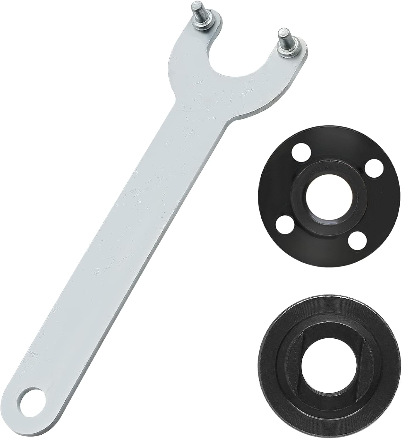 Set of 3 Grinder Angle Spanner Wrench Nut Kit, Flange Angle Wrench with ...
