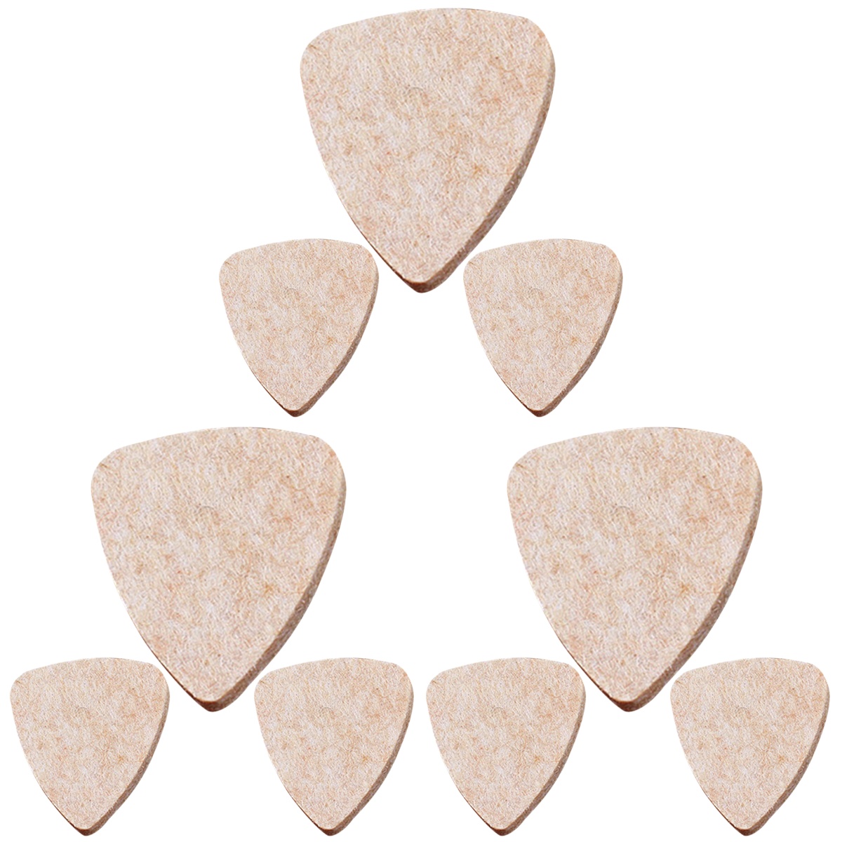 Set of 3 Guitar Picks for Acoustic Wool Felt Humanized Design - Walmart.com