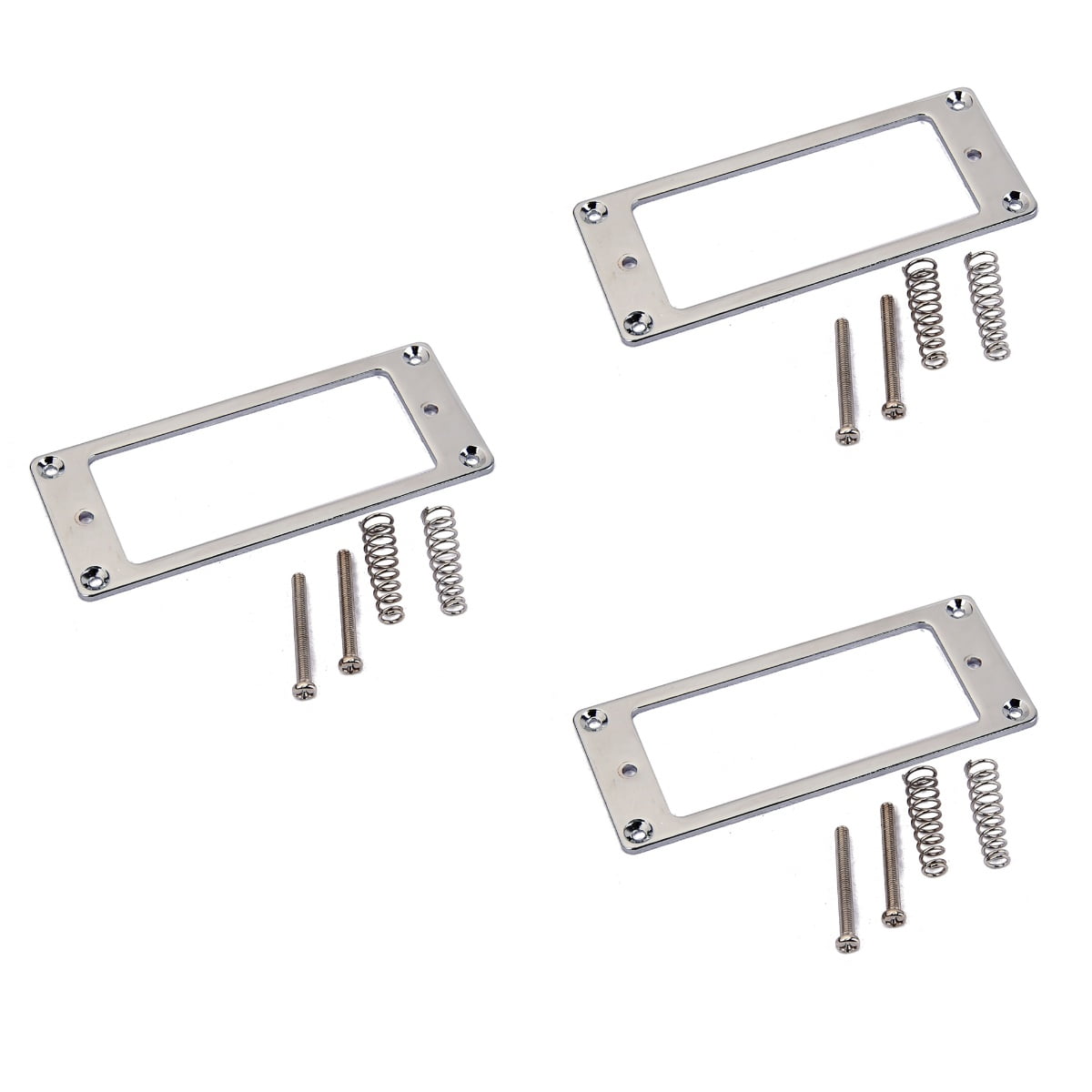 Set of 3 Guitar Pickup Rings Humbucker Mounting Electric Frame Mono ...