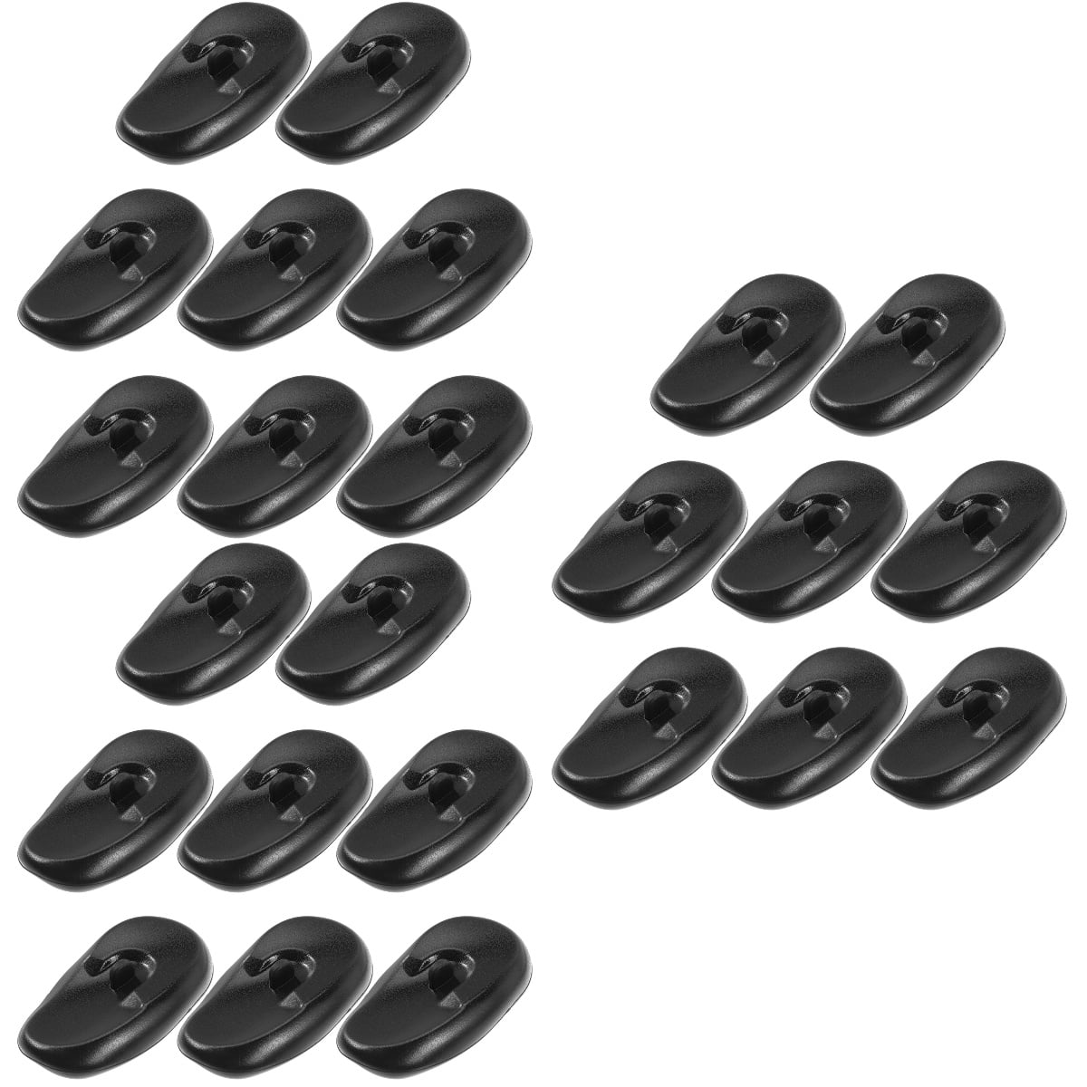 Set of 3 Hair Salon Ear Caps Covers for Dryer Brush Black - Walmart.com