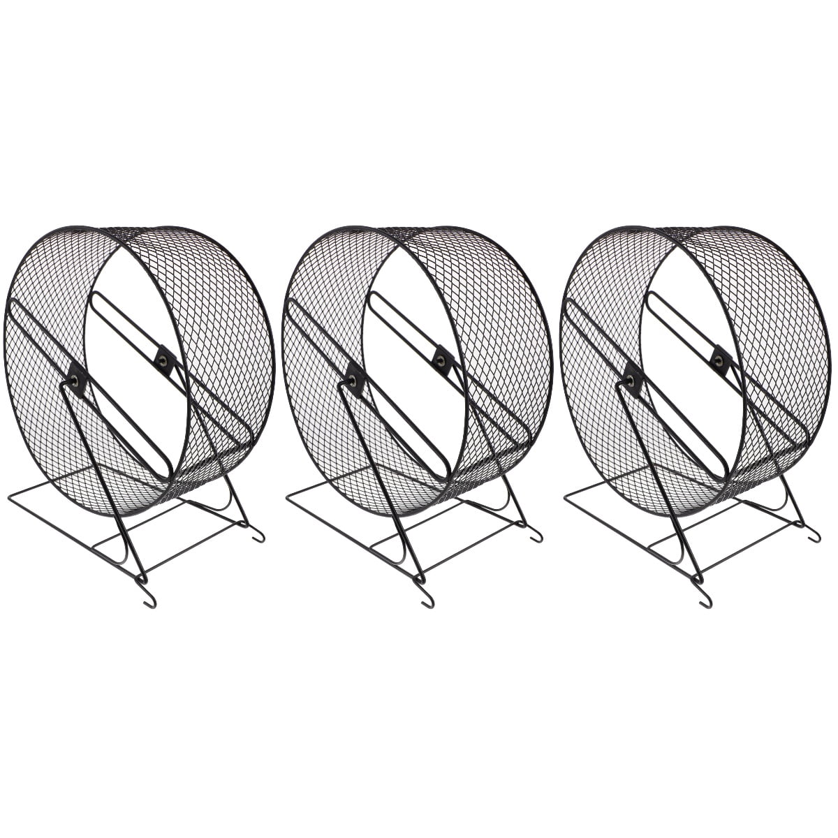 Set of 3 Hamster Running Wheel Squirrel Pet Guinea Pig Toys Baby Child ...