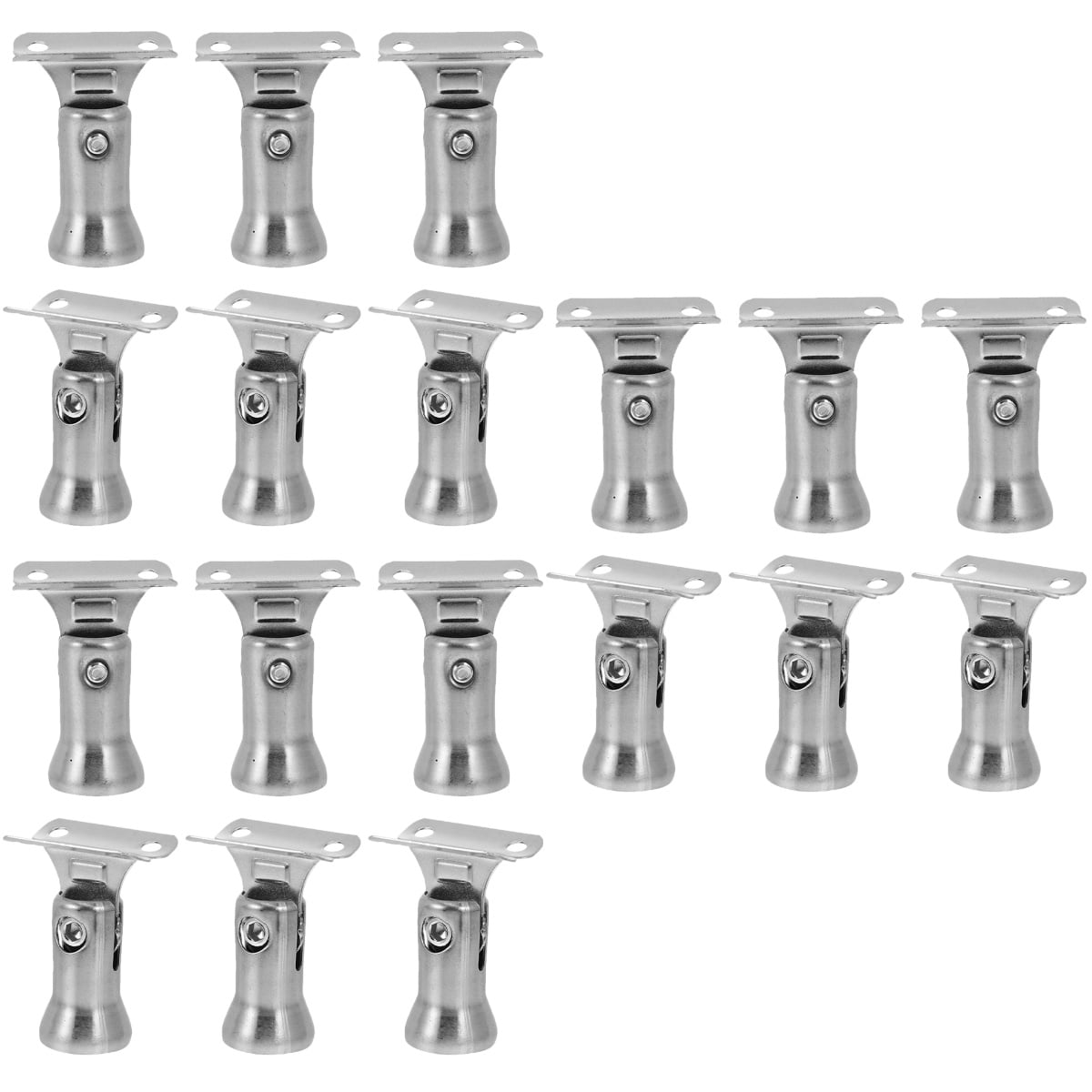 3-Pack Hand Rail Brackets for Stair Railing, Handrail Column Support ...