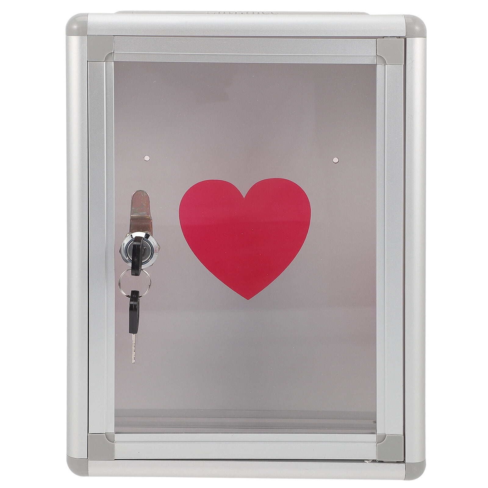 Set of 3 Hanging Secured Postbox Clear Window Mailbox Organizer Key ...