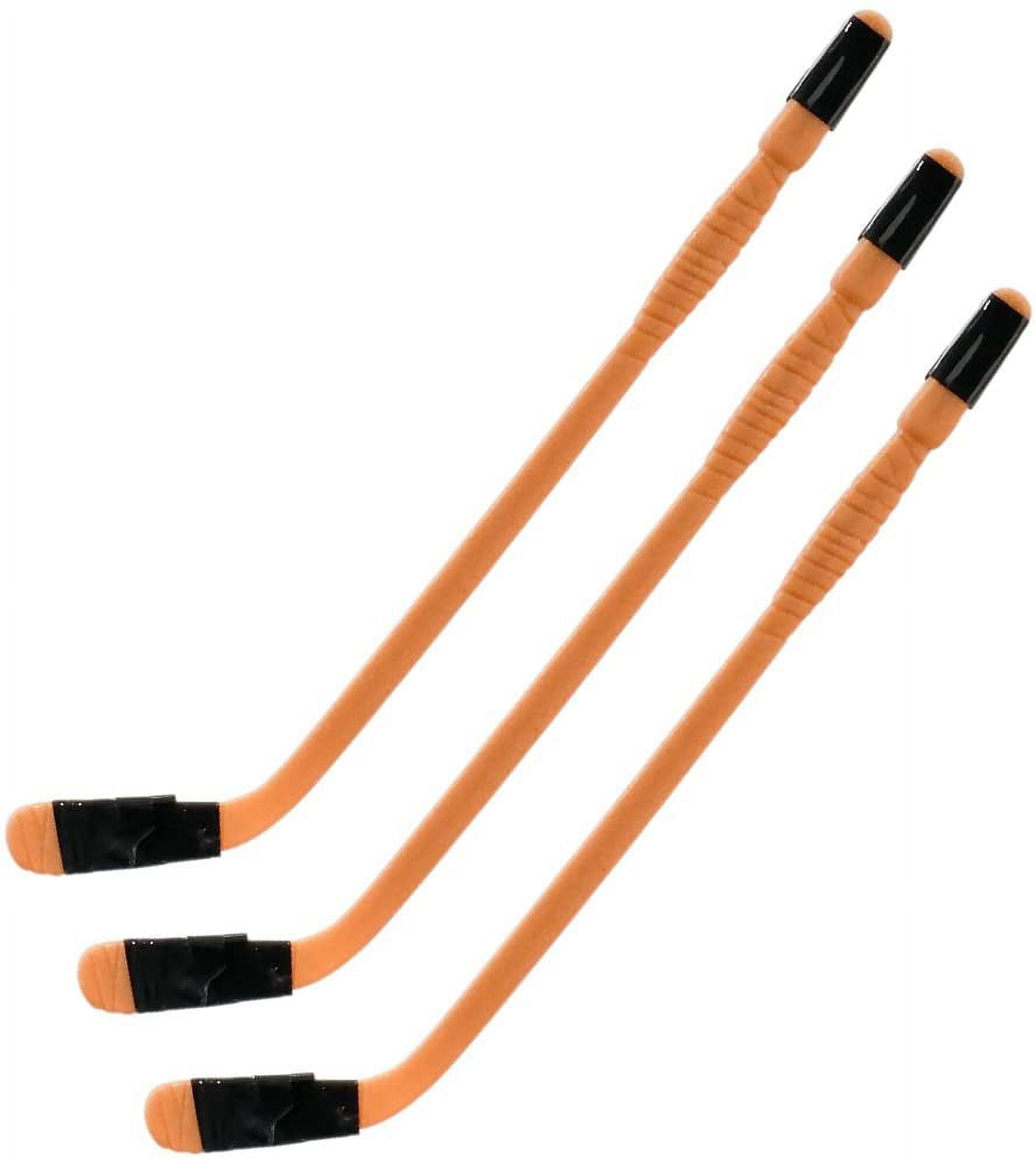 Set of 3 Brown Hockey Sticks for WWE & AEW Wrestling Action Figures ...
