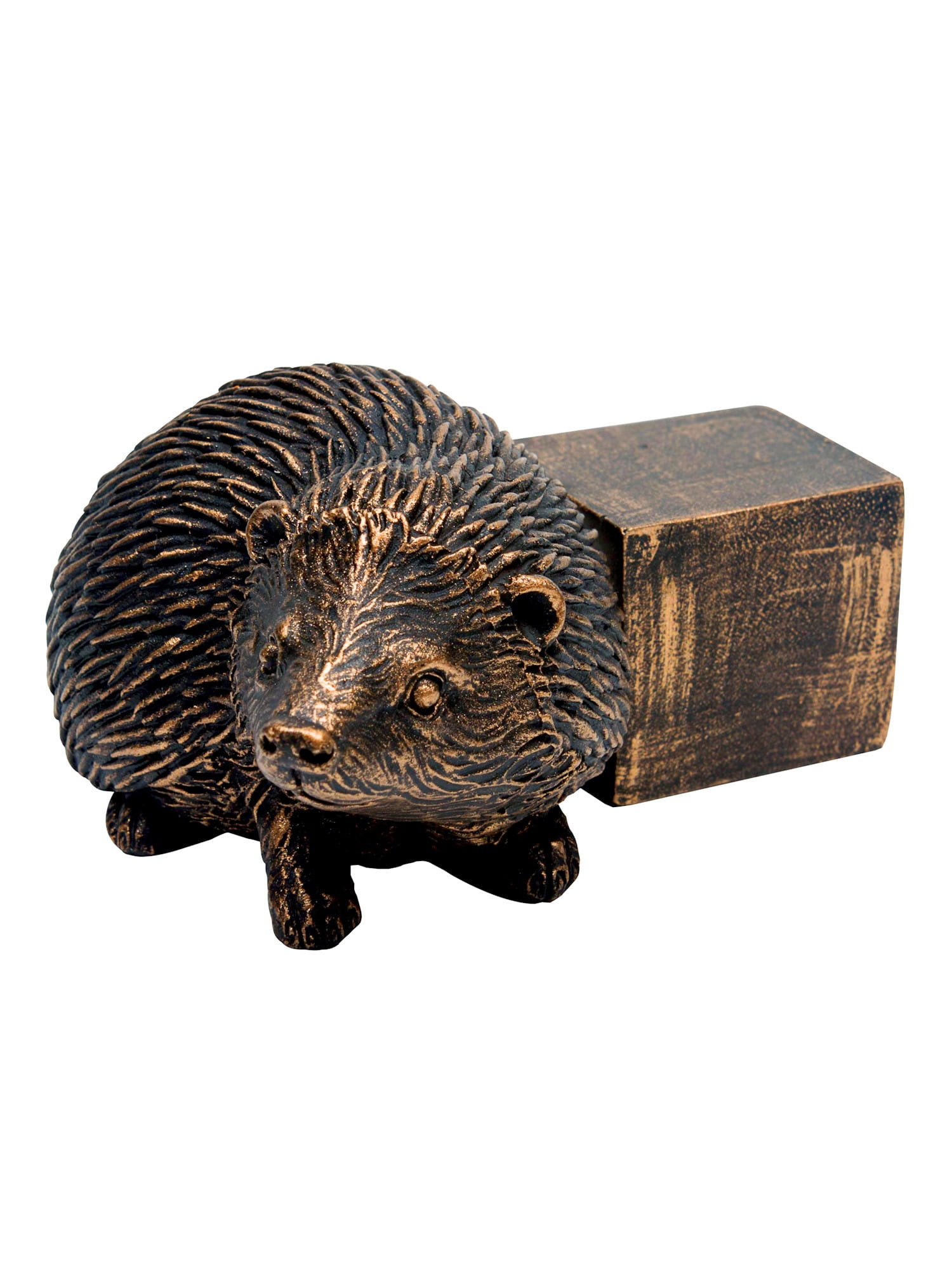 Set of 3 Hedgehog Plant Pot Feet - Animal Potted Plant Risers, Bronze ...