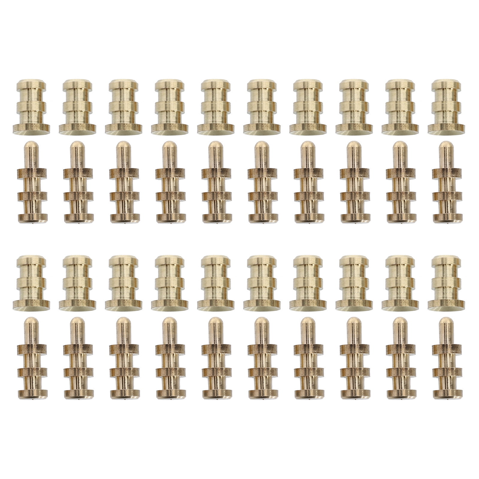 Set of 3 Hinge Socket Copper Table Dining Connector Hardware ...