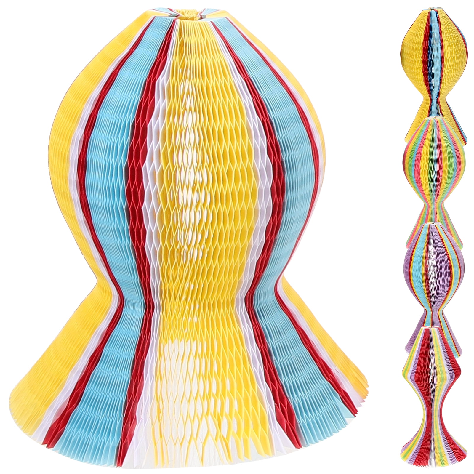 Set of 3 Honeycomb Paper Origami Hat Caps Paper Hats 20.50X4.00X1.00CM ...