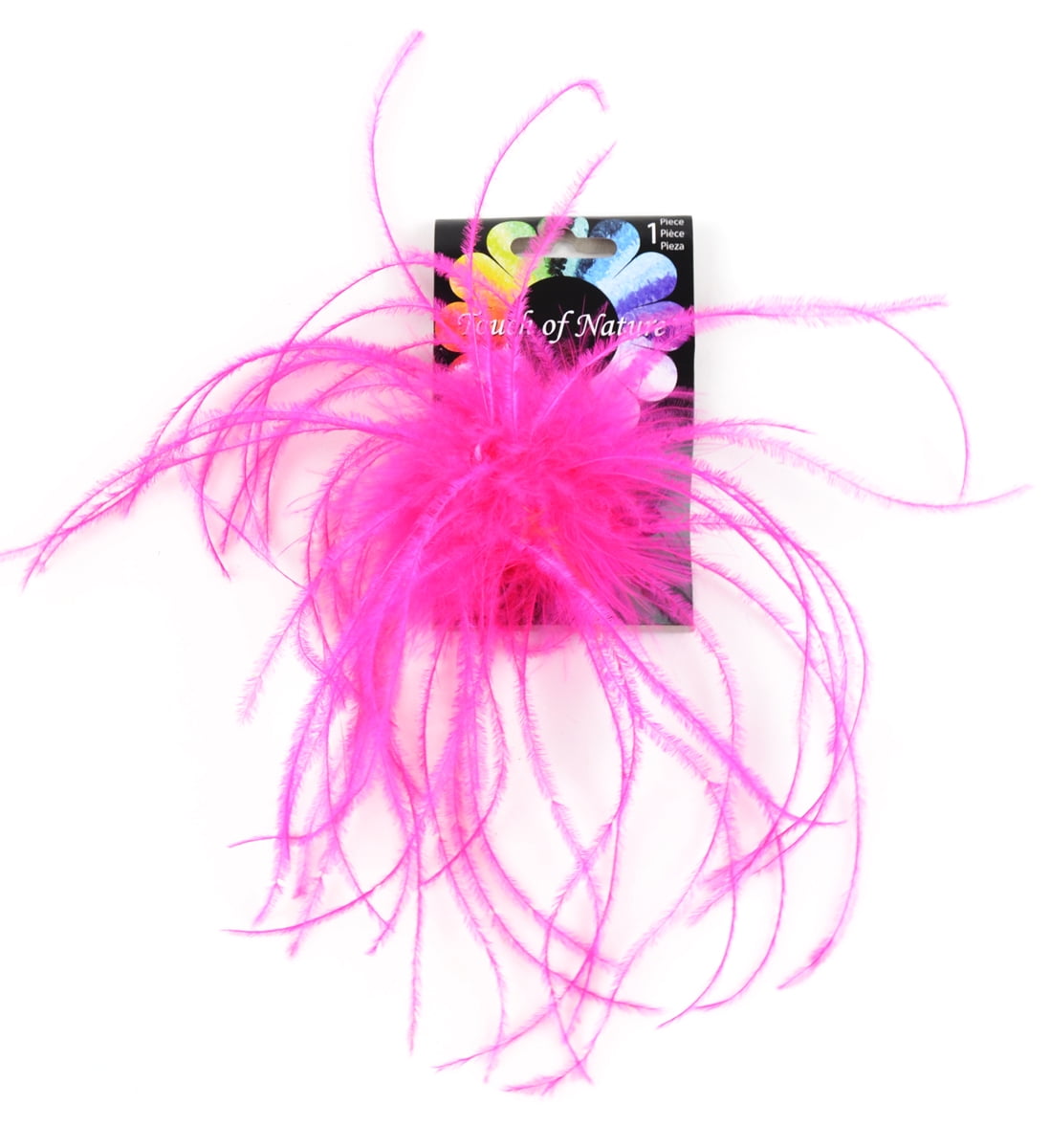 Touch of Nature 40327 Ostrich/Fluffy Clip, 4-Inch, Hot Pink - Walmart.com
