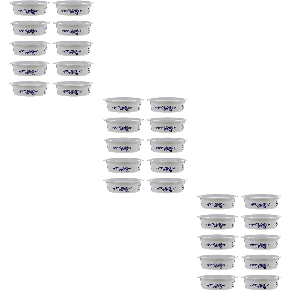 Set of 3 Hydroponic Water Lily Basin Flowerpot Narcissus Planting ...