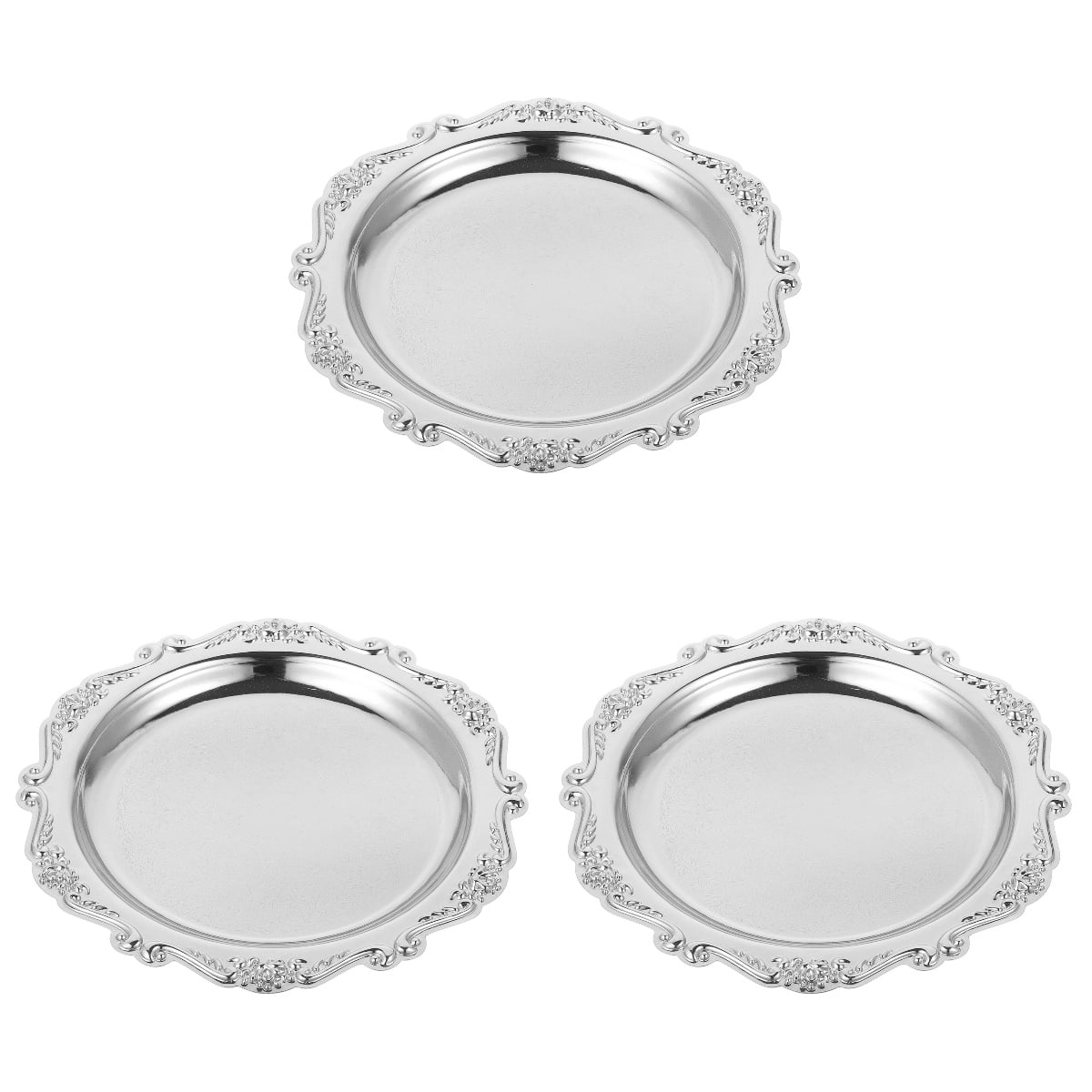 Set of 3 Iron Fiestaware Dinnerware Household Decor Cake Pan Dressing ...