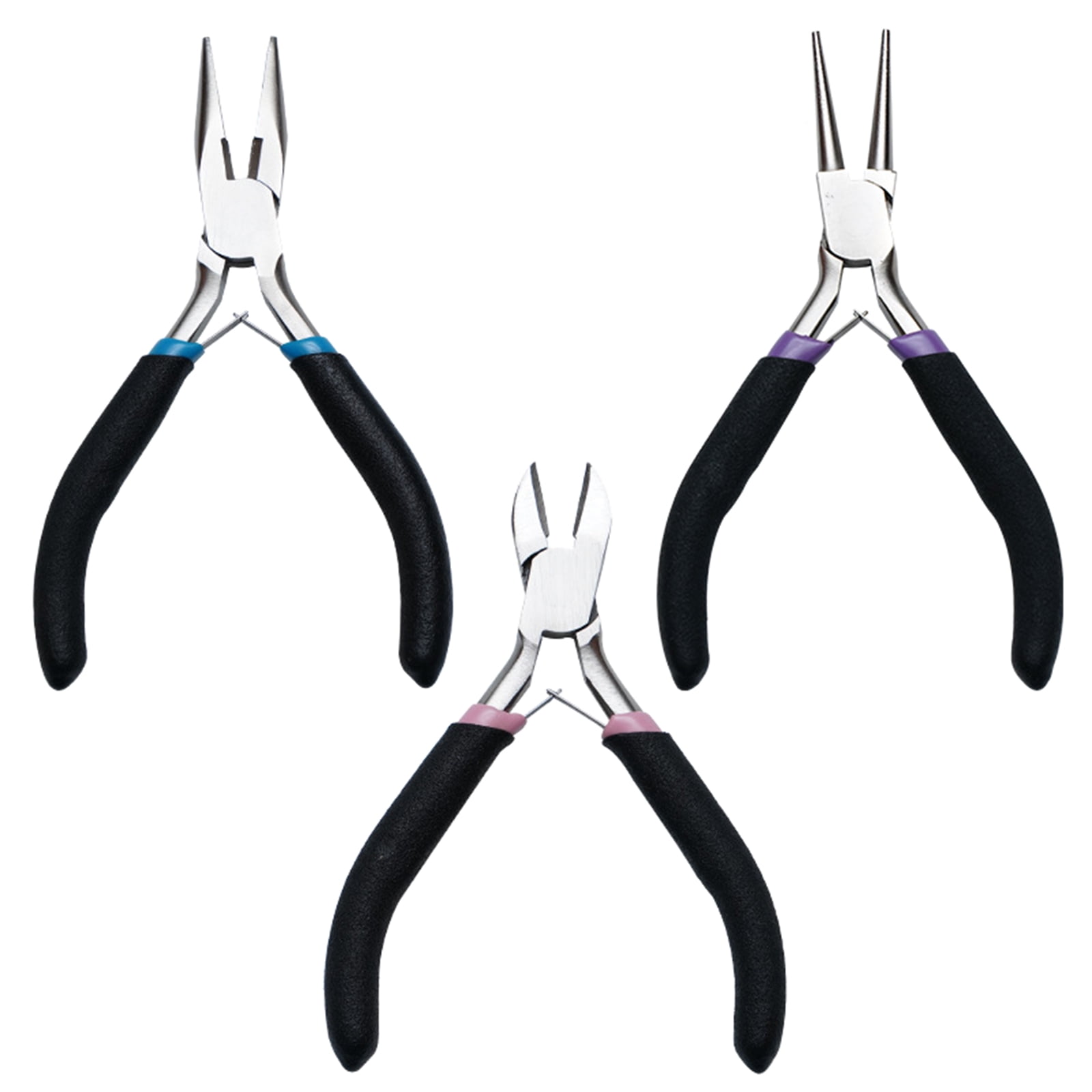 Set of 3 Jewelry Pliers for Beadwork Professional Jewelry Tool Set Wire ...