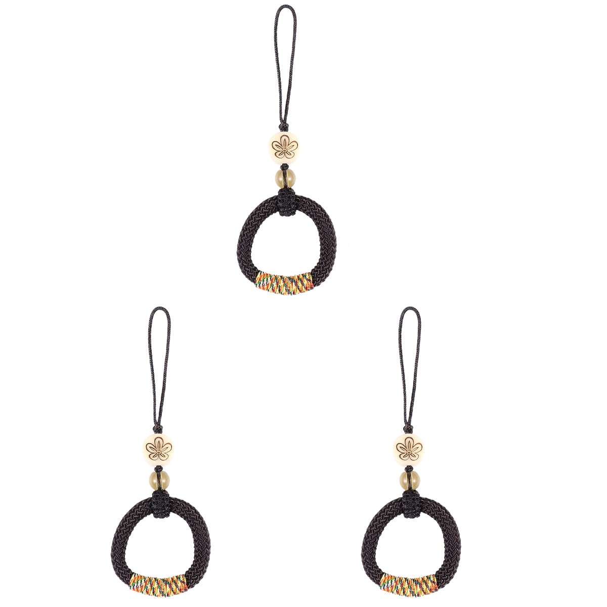 Set of 3 Key Hanging Mobile Phone Ring Buckle Lightweight Lanyard ...