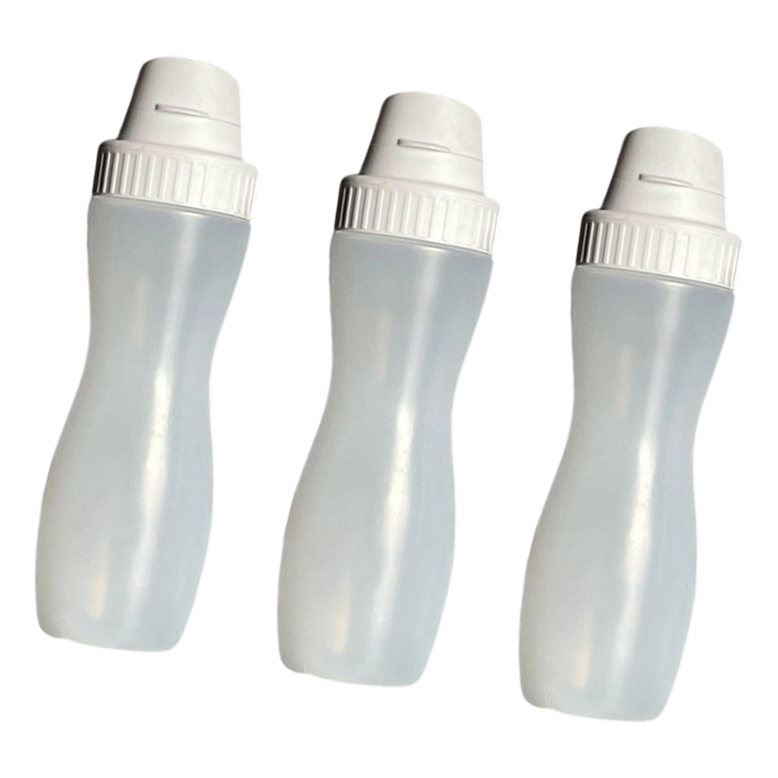 Set of 3 Kitchen Squeeze Bottles 5 Accuracy Nozzles Not Drip Plan ...