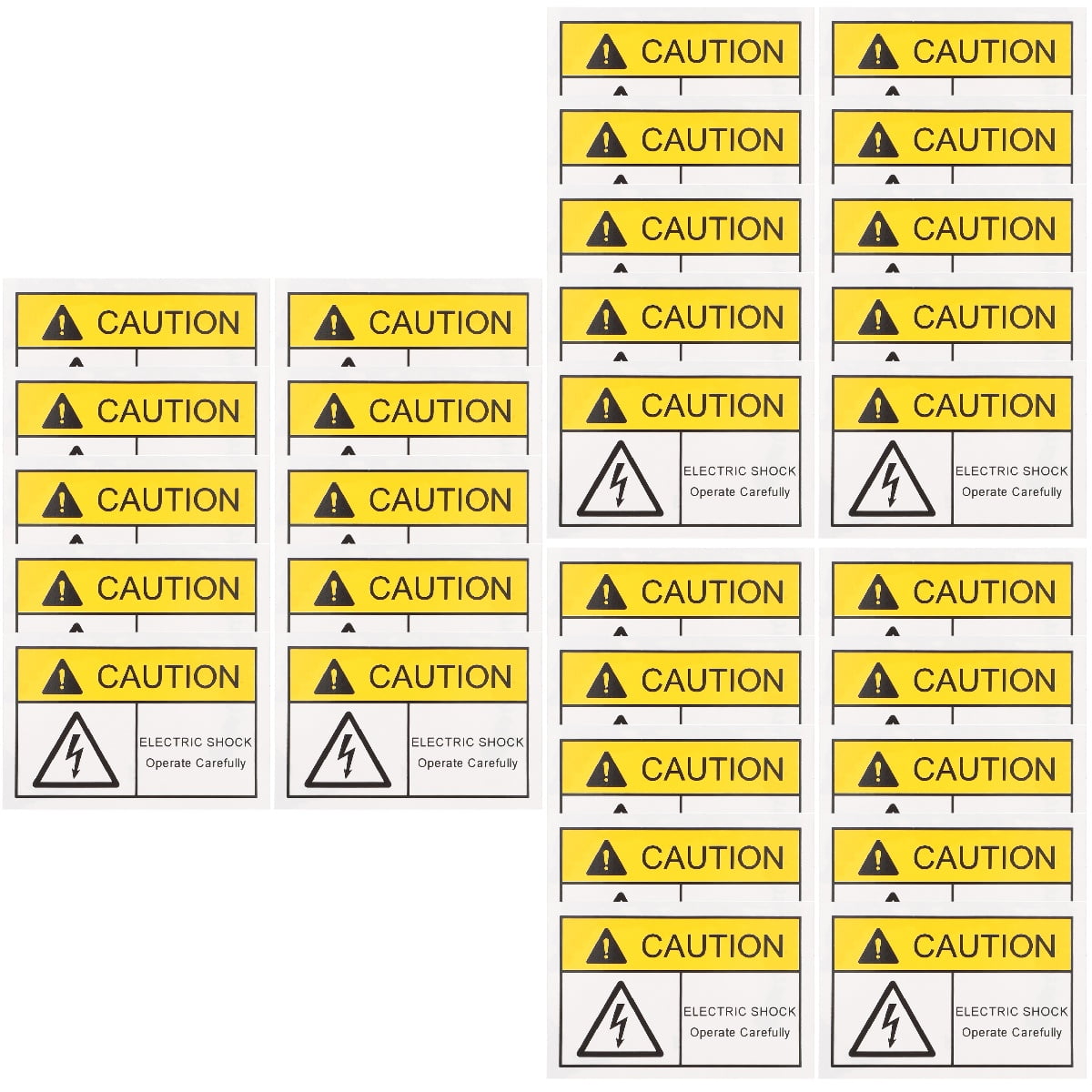Set of 3 Labels Stickers Note The Grounding Caution - Walmart.com