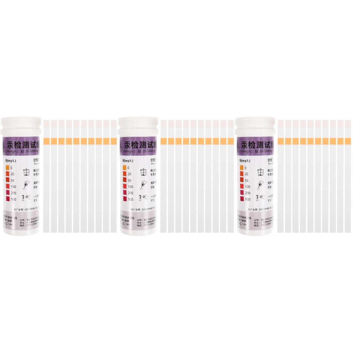 Set of 3 Lead Testing Kit for Water Hot Tub Strips Leads Pool - Walmart.com