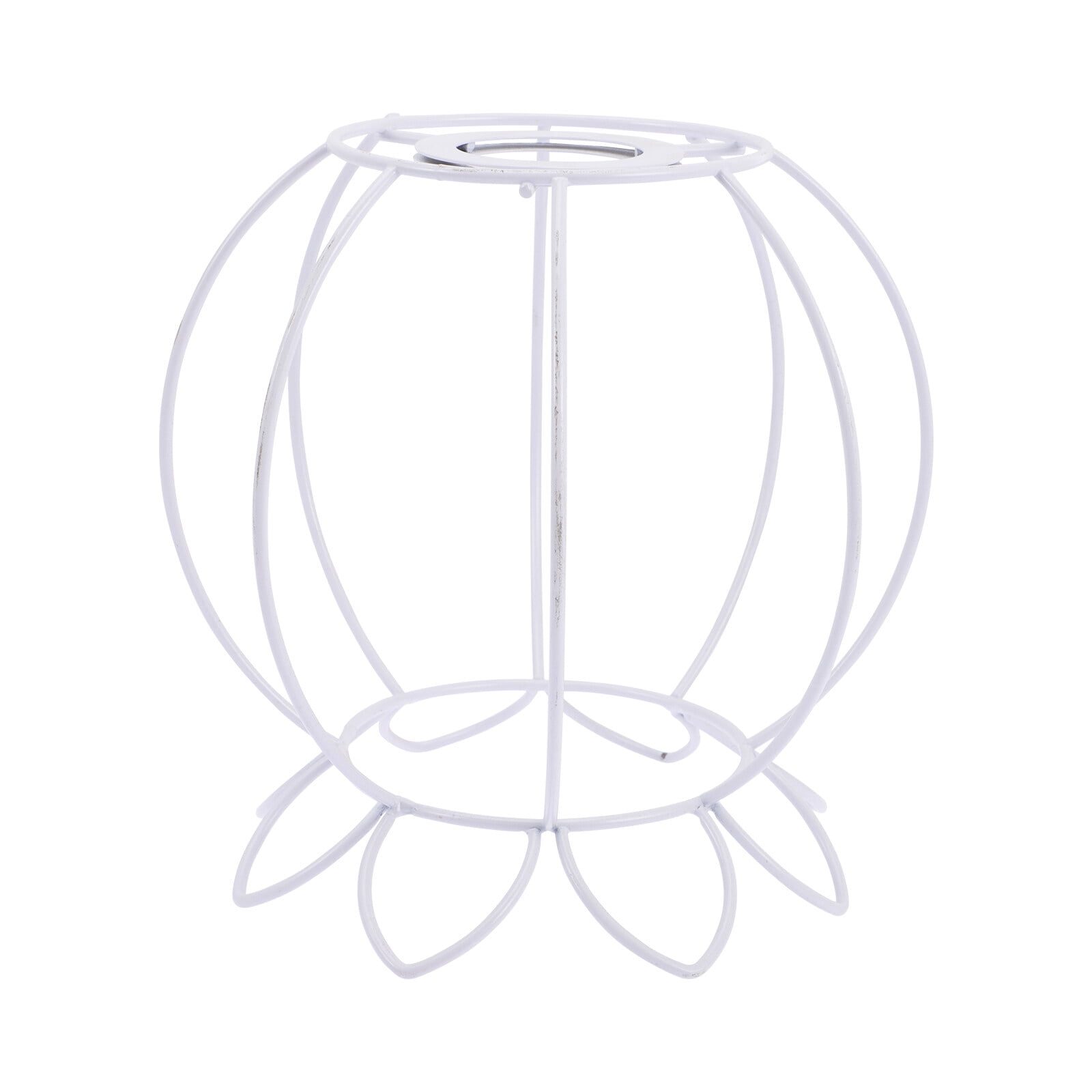 Set of 3 Light Fixture Wire Lamp Shade Frame Stand Cage Guard Ceiling ...