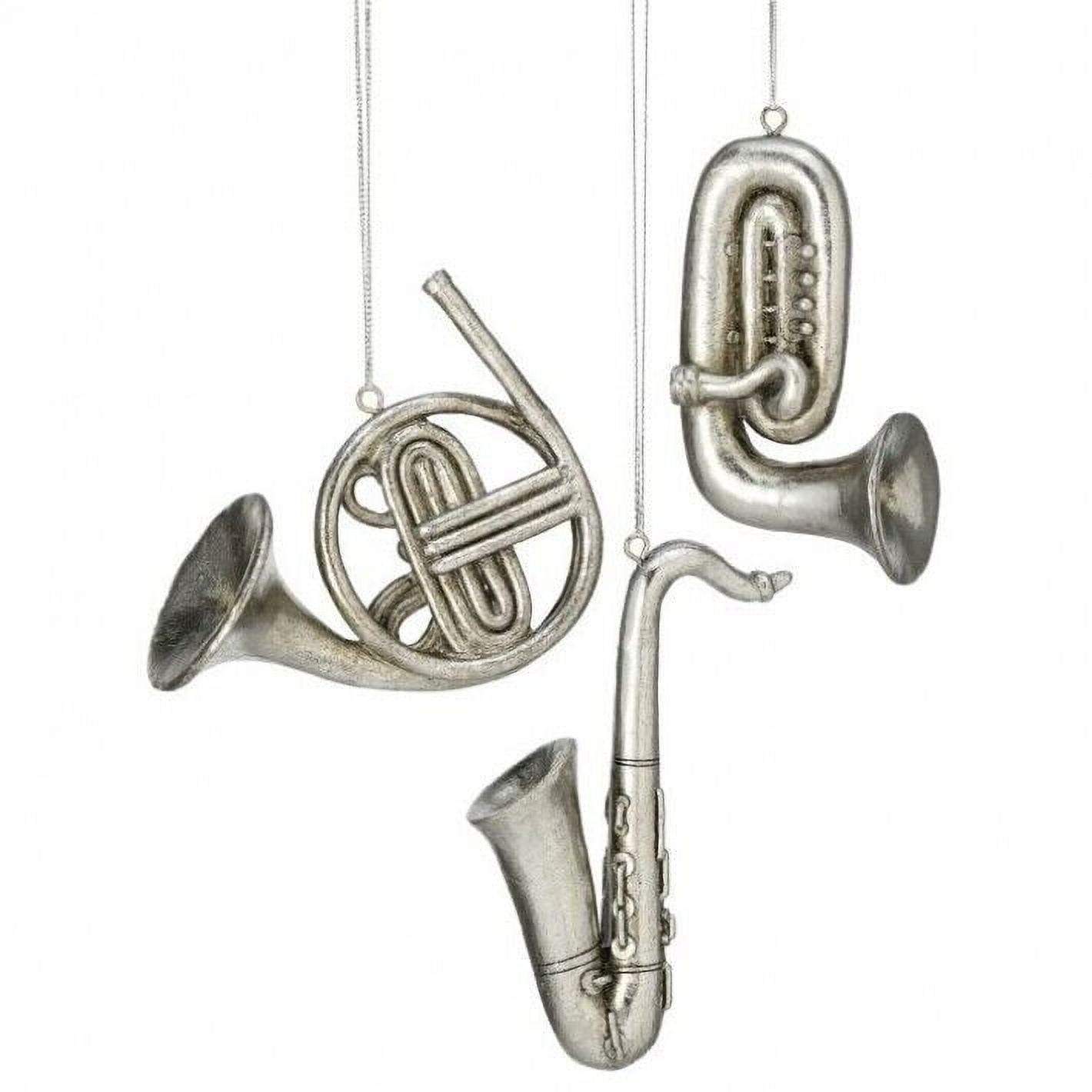 Set of 3 MUSICAL INSTRUMENT Christmas Ornaments, by Regency - Walmart.com