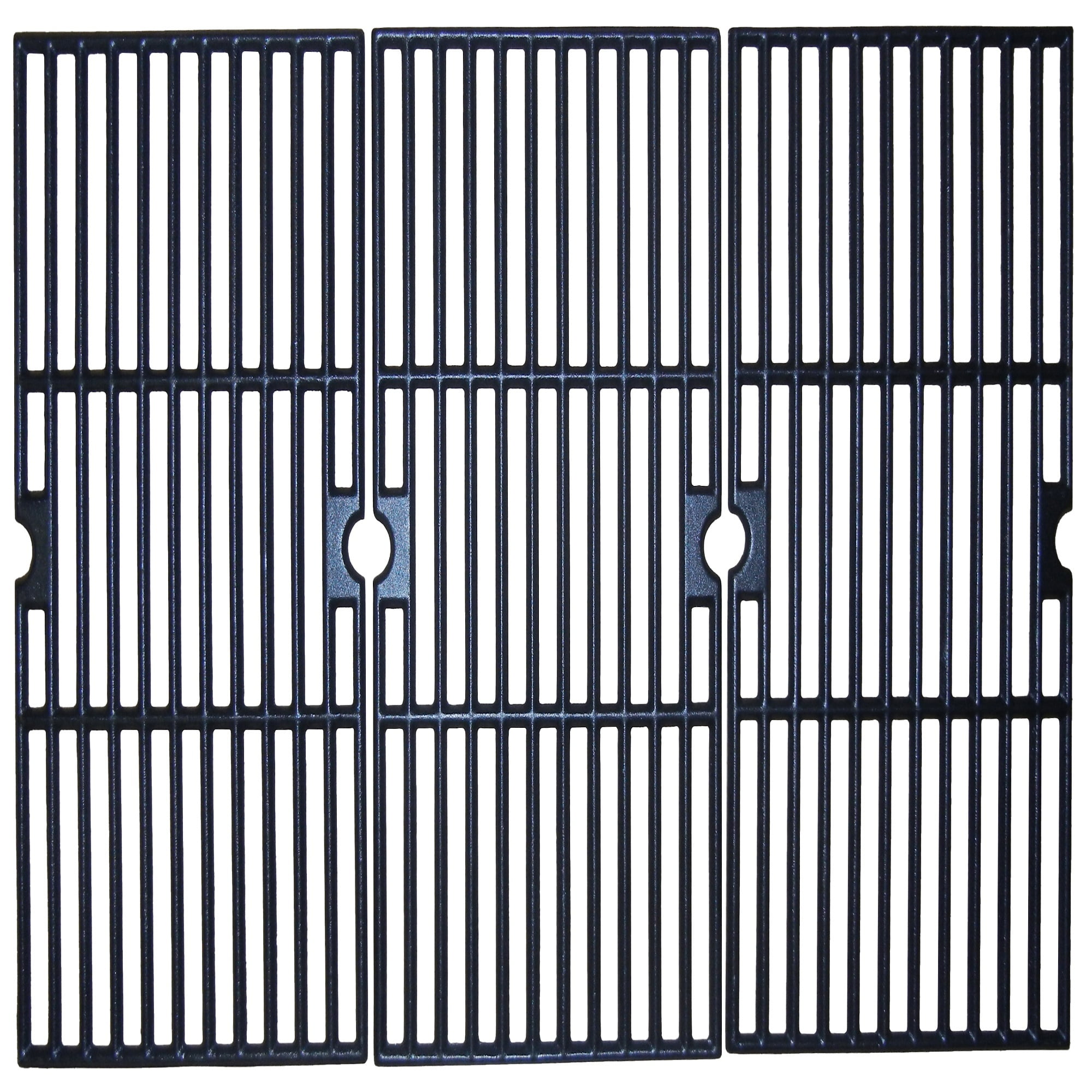 Set of 3 Matte Finished Cast Iron Cooking Grid for Charbroil Gas Grills ...