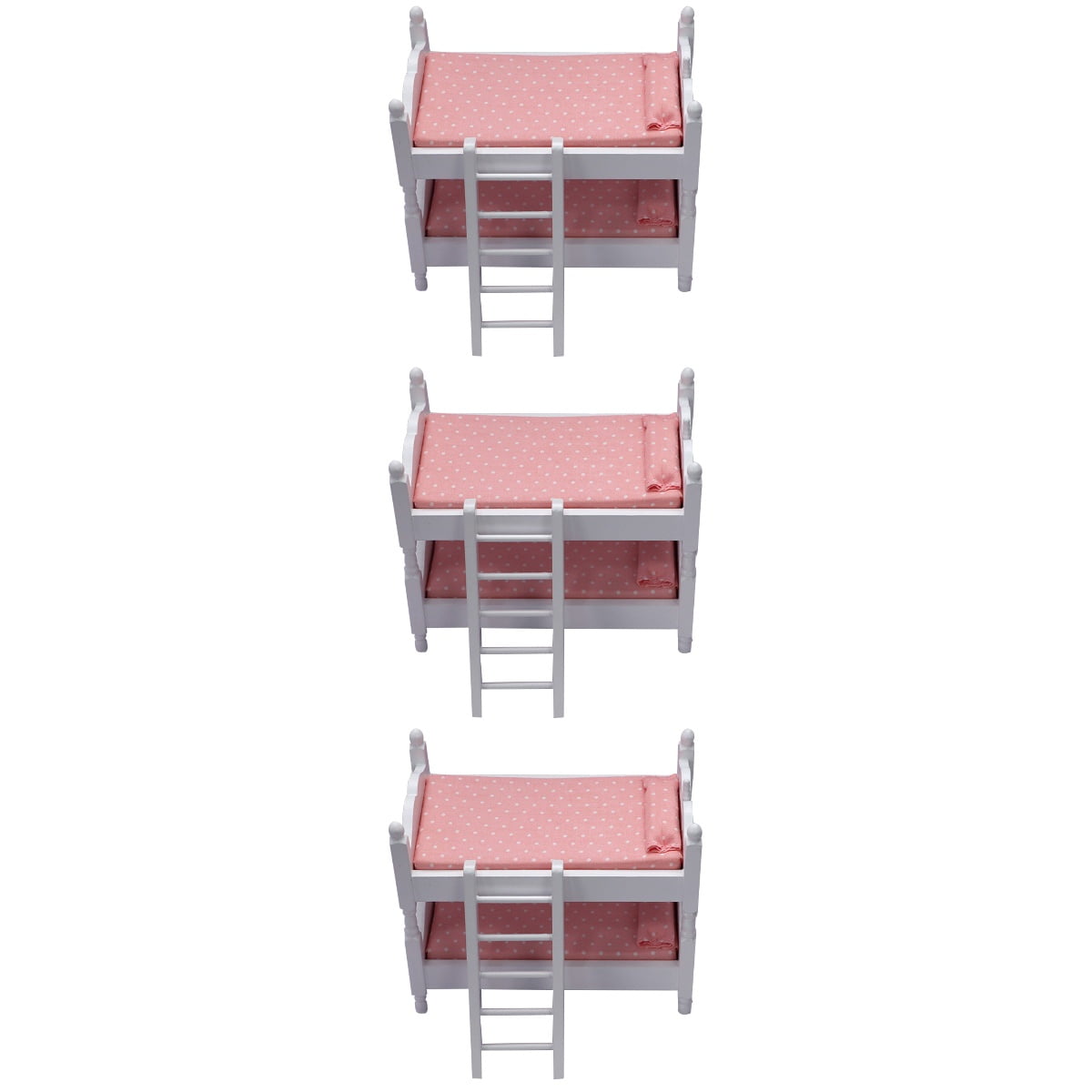 Set of 3 Mini Bunk Bed for Dolls Bedroom Scene - Walmart.com