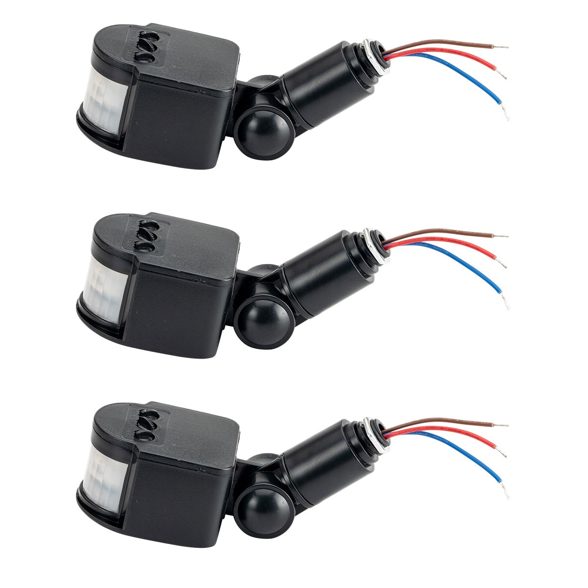 Set of 3 Motion Sensor Light Bulb Infrared 12 Volt - Walmart.com